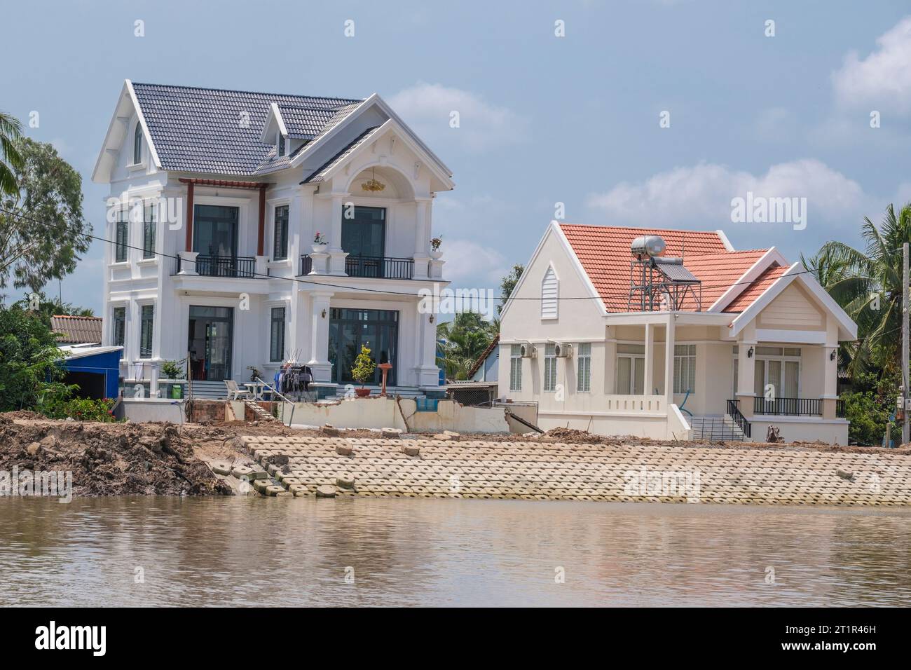 Upper-class Housing along the Saigon River, Vietnam Stock Photo - Alamy