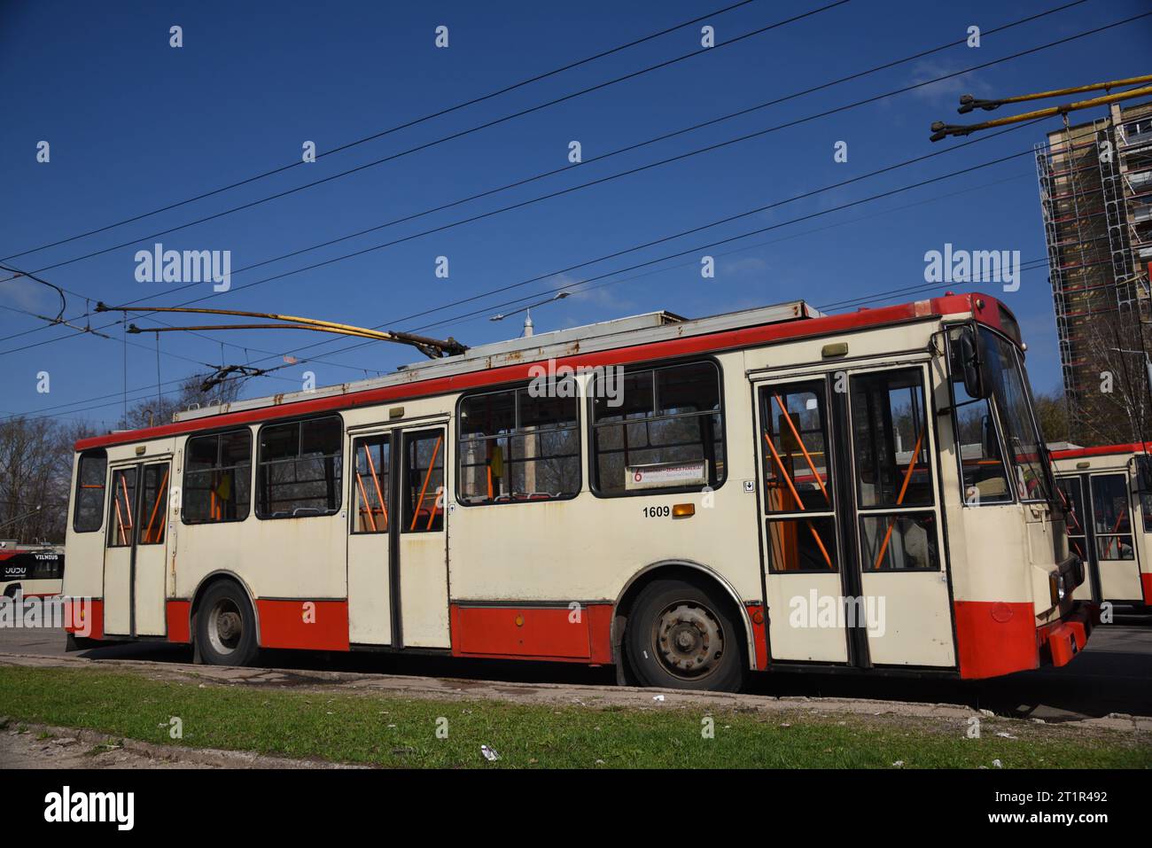 Skoda 14Tr trolleybus Stock Photo - Alamy