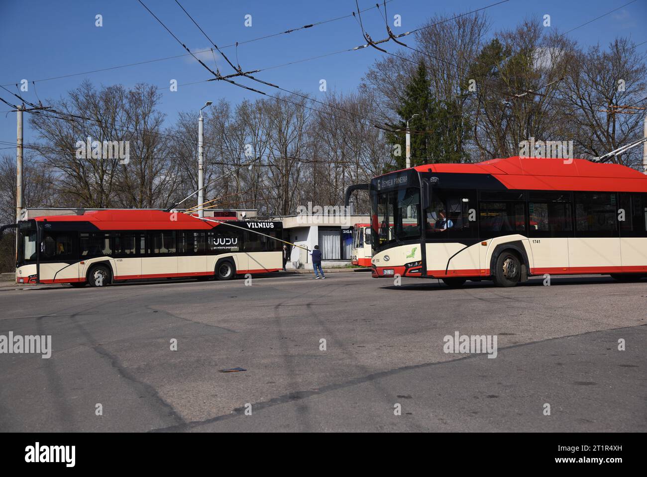 Solaris Trollino trolleybus Stock Photo - Alamy