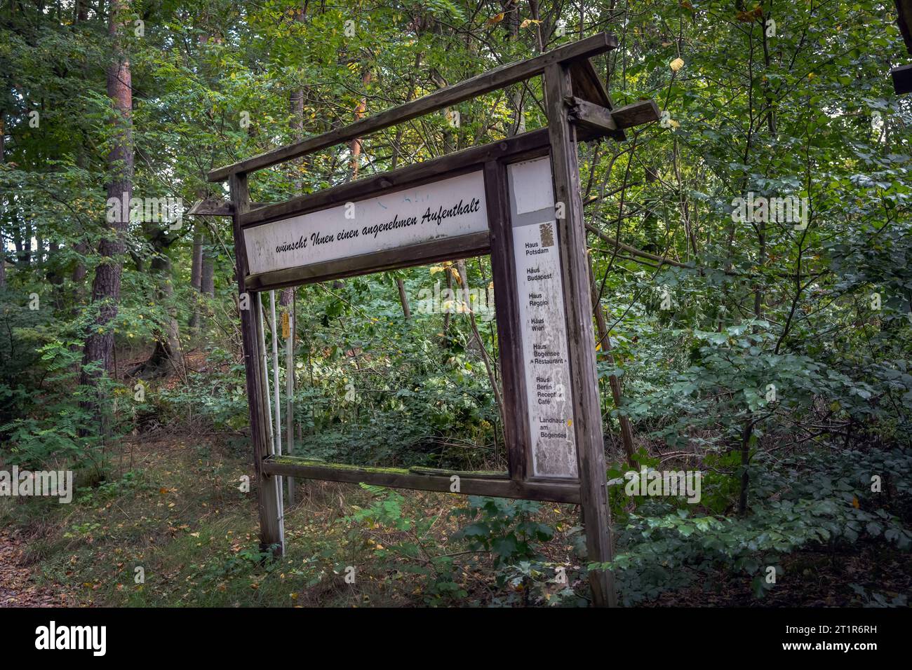 Wandlitz OT Lanke im Bundesland Brandenburg Gebäudekomplex am Bogensee ...