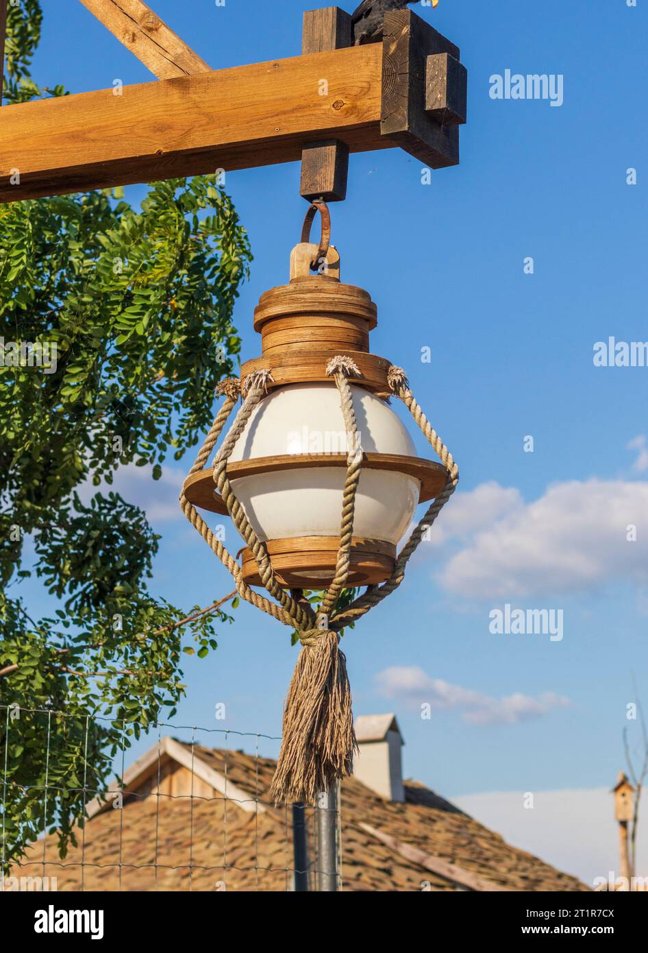 Close up shot of the decorative lamp post Stock Photo - Alamy