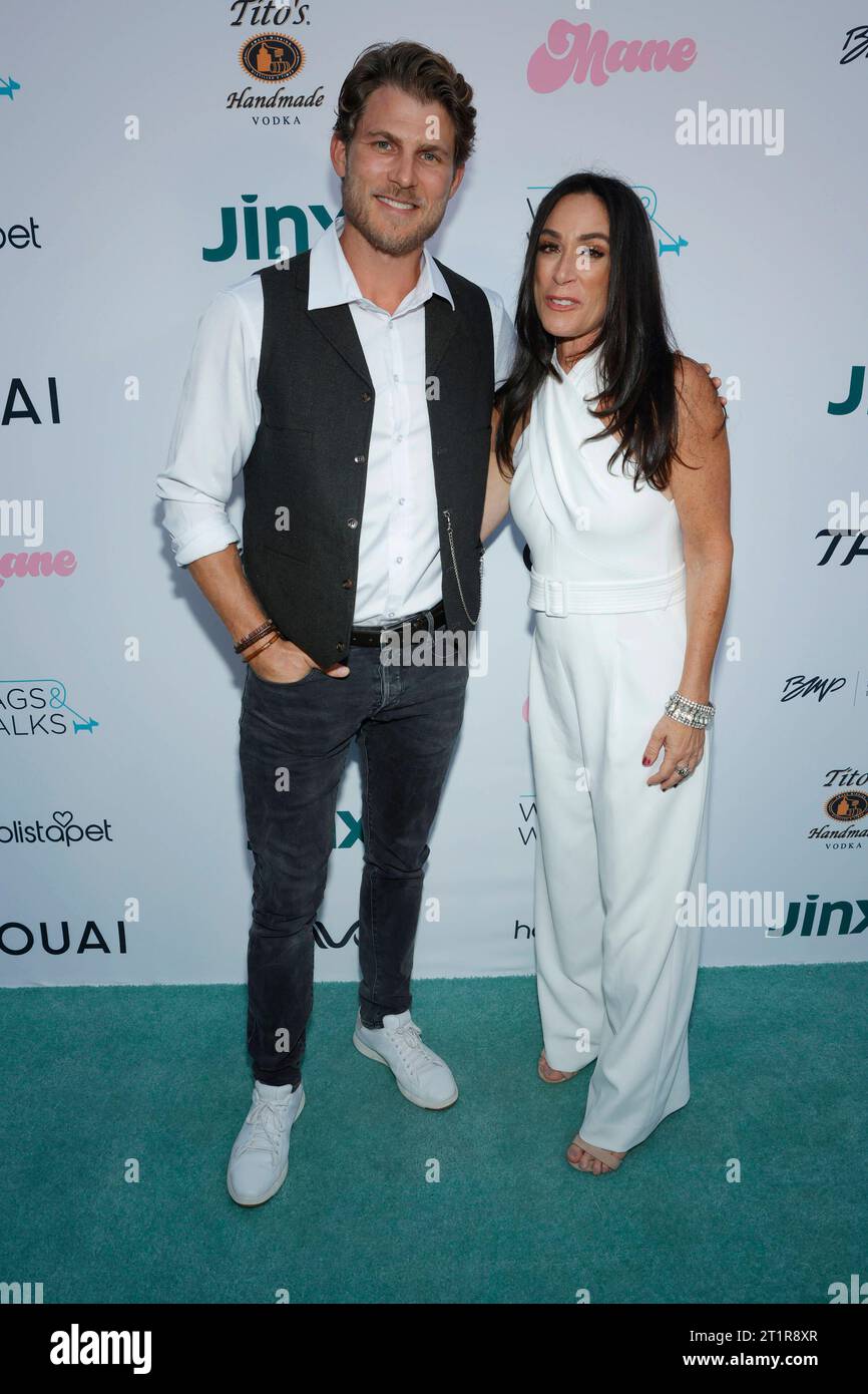 LOS ANGELES, CA - OCTOBER 14: Travis Van Winkle, Lesley Brog, at The ...
