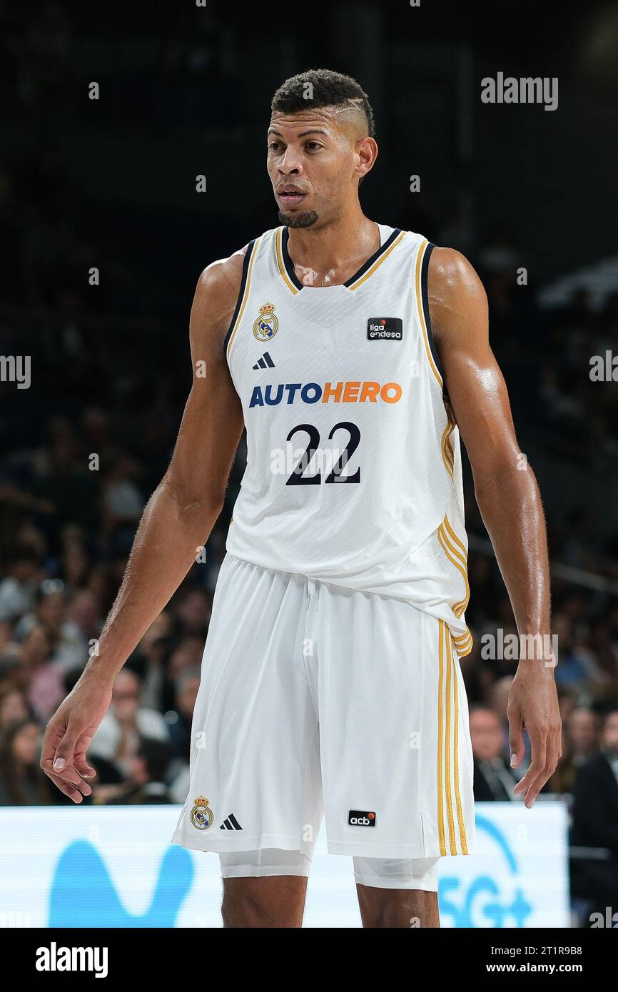 Madrid, Spain. 15th Oct, 2023. Edy Tavares of Real Madrid during ACB ...