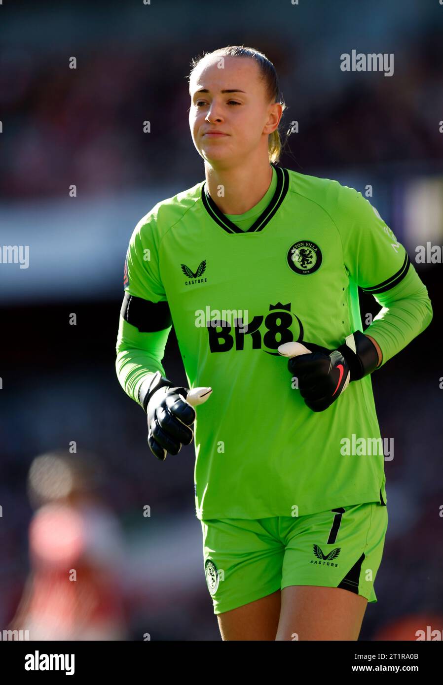 Aston Villa goalkeeper Daphne van Domselaar during the Barclays Women's ...