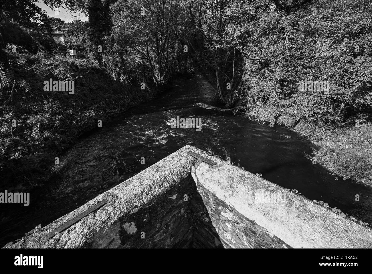 River camel bridge cornwall Black and White Stock Photos & Images - Alamy