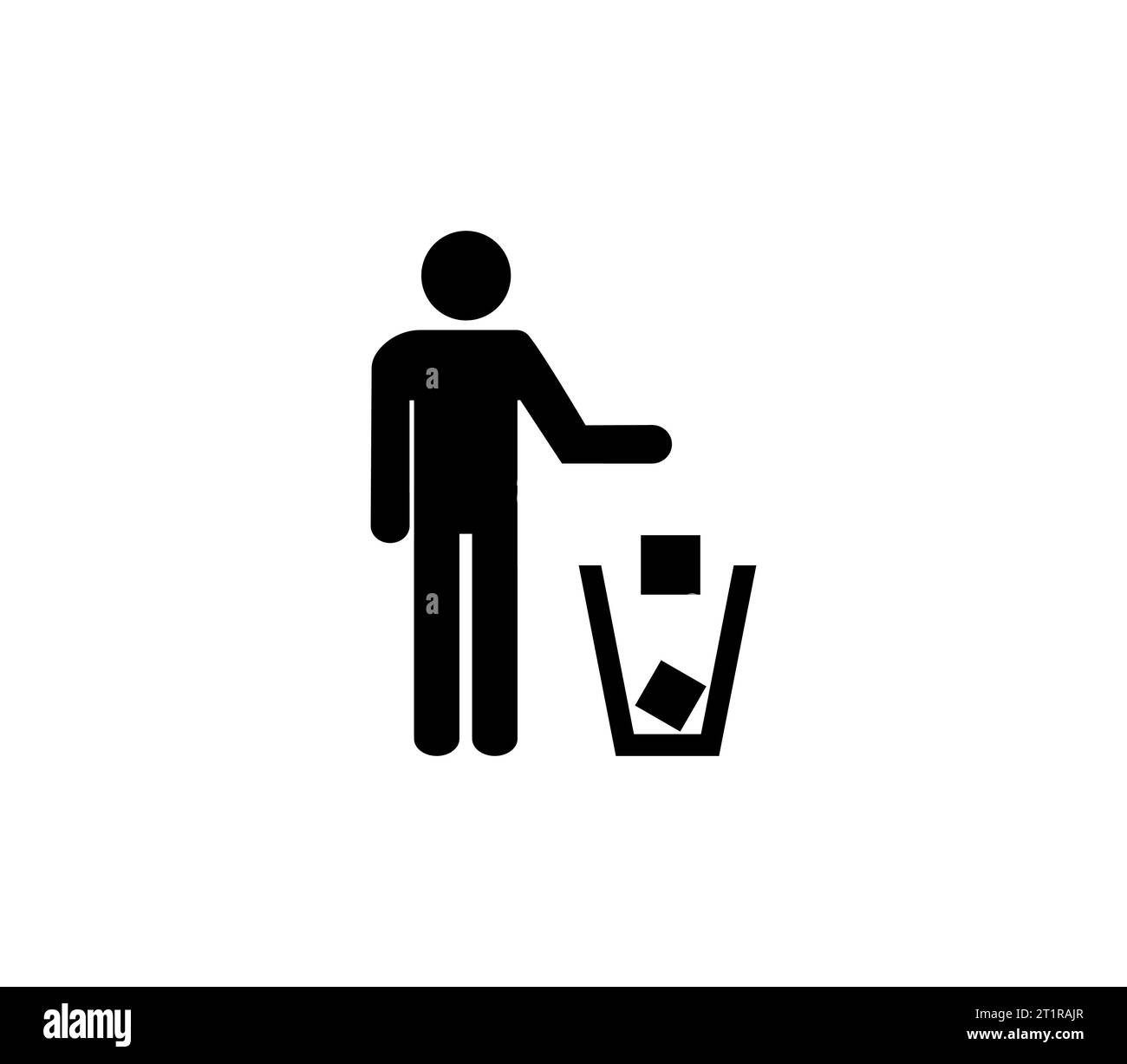 Trash, garbage icon. Vector illustration Stock Vector Image & Art - Alamy