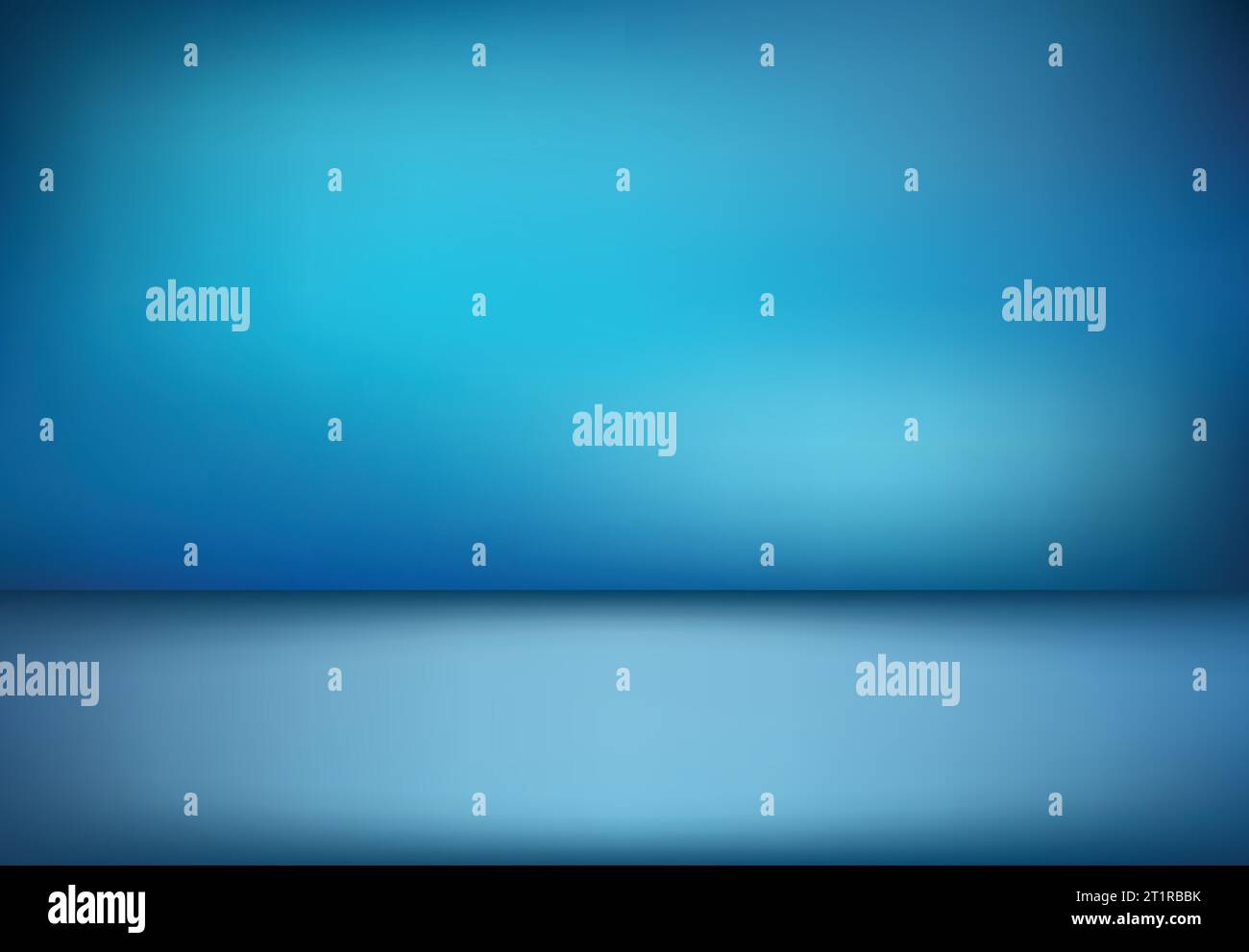 Simple blue retro abstract studio gradient light background for product ...