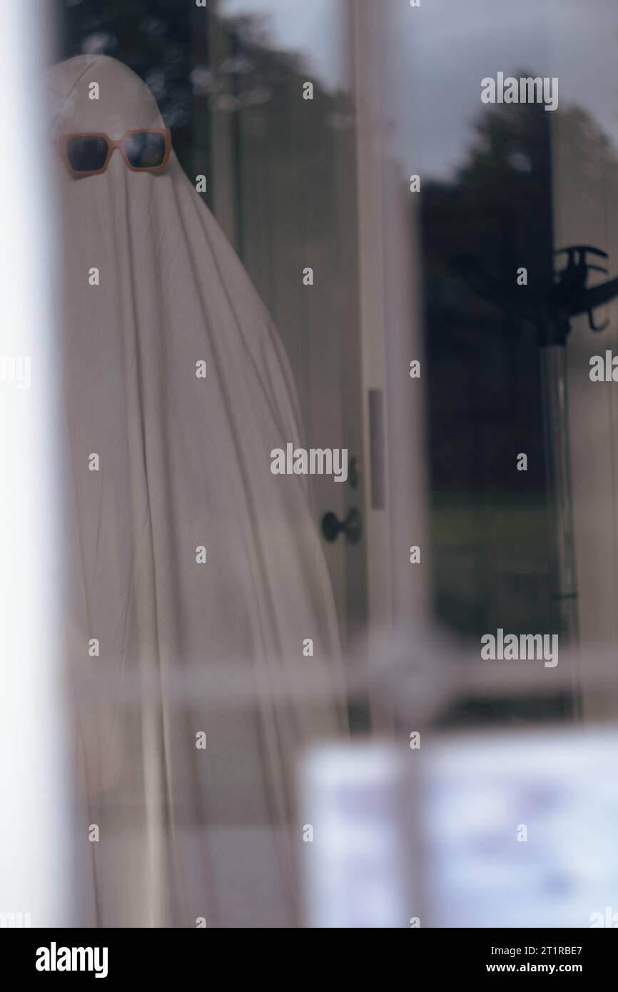 Hallowen ghosts haunt the castle and the castle,white spirits, casper ...