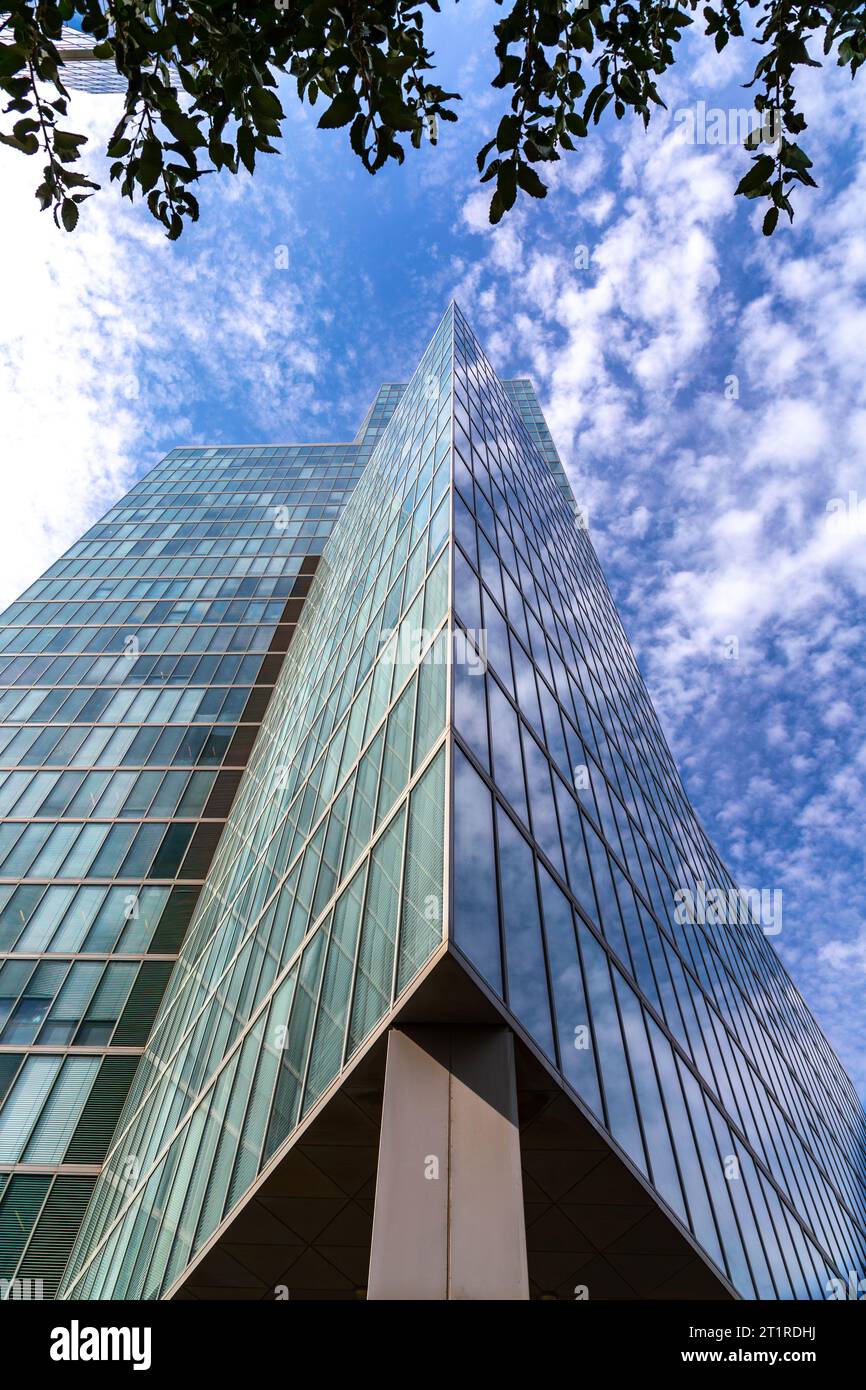 Tel Aviv, Israel - OCT 2, 2023 - The headquarters building of FIBI, the ...