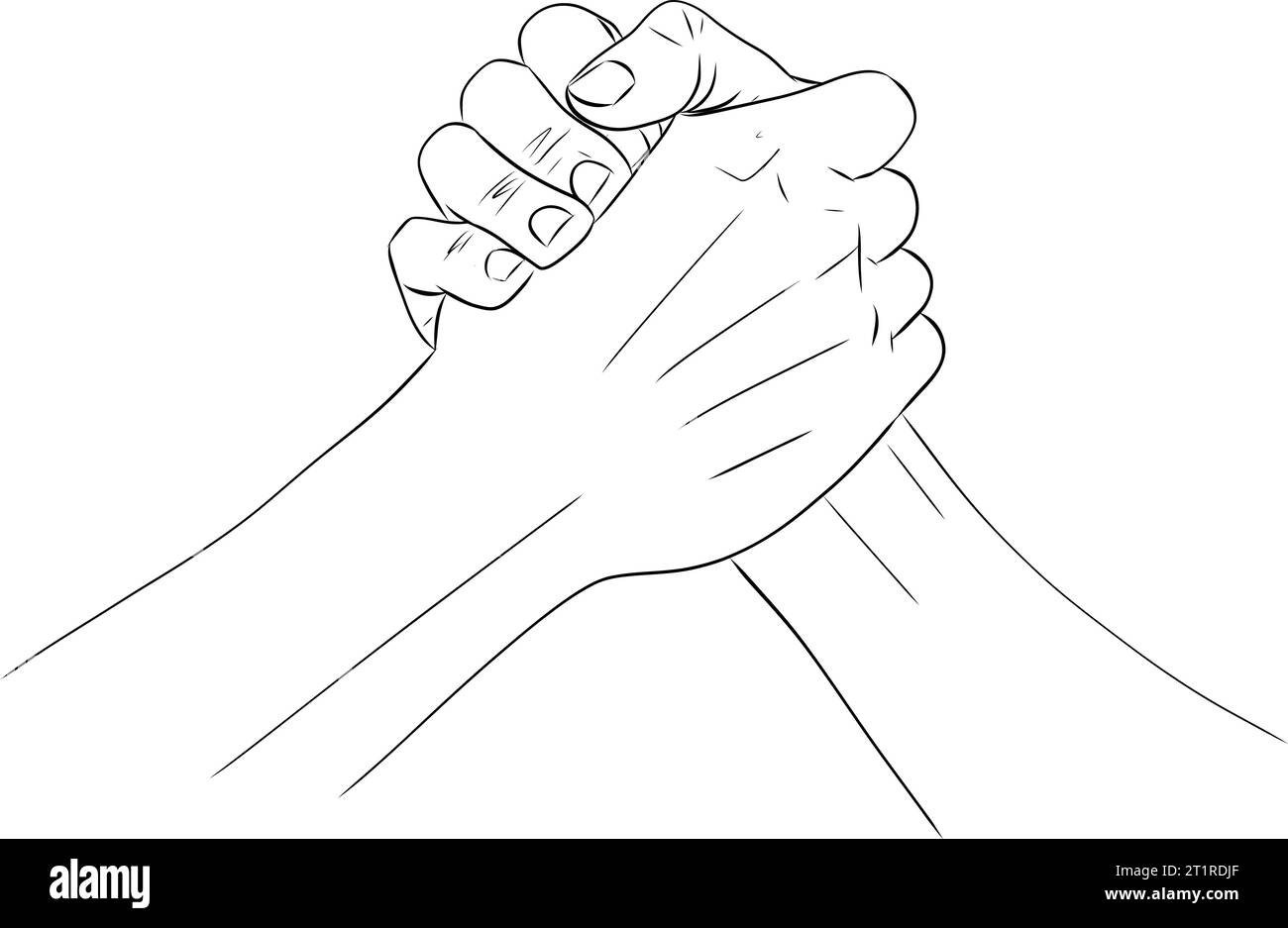 Strong arm outline Black and White Stock Photos & Images - Alamy