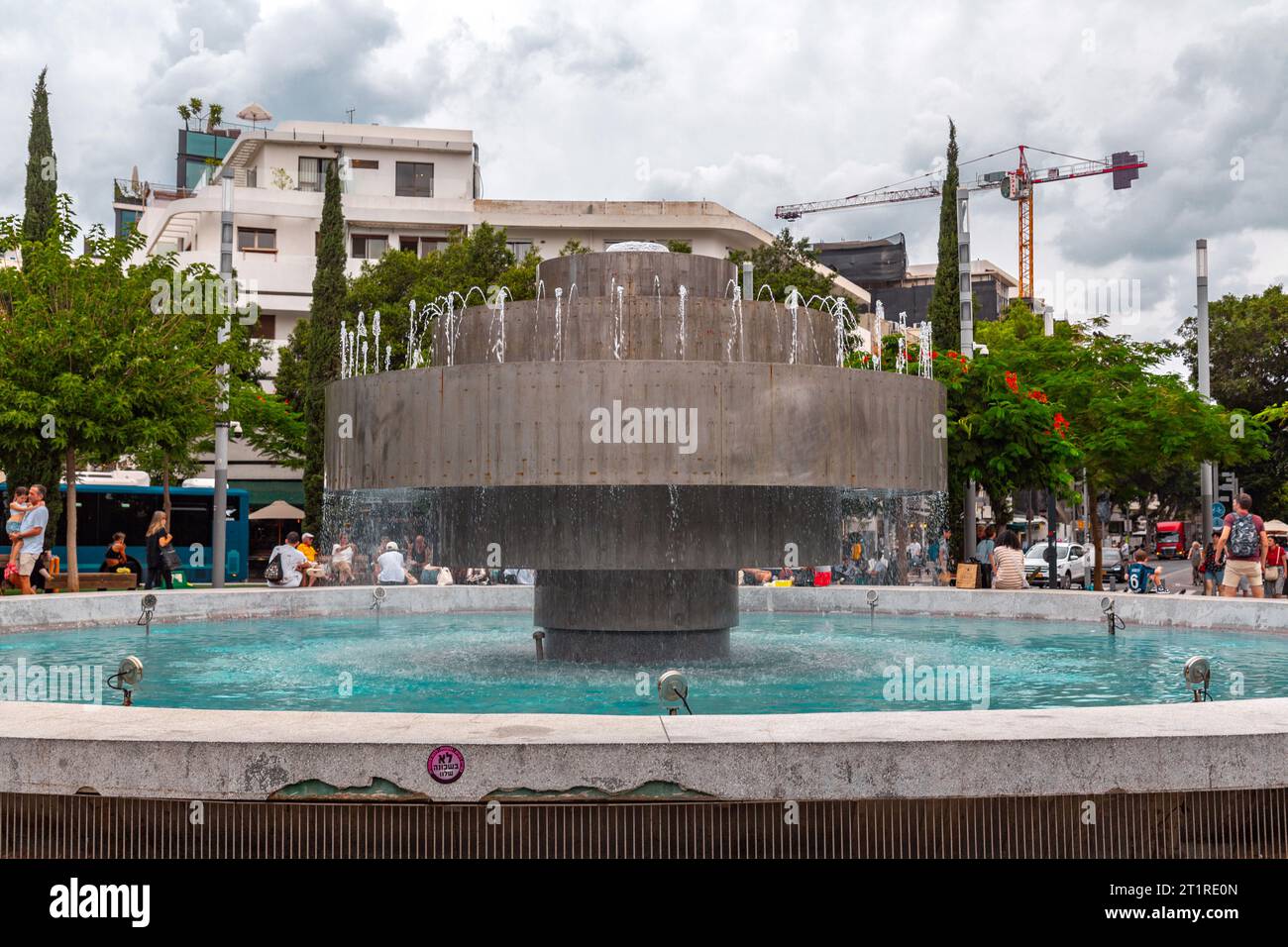 Tel Aviv, Israel - October 2 2023 - Dizengoff Square is an iconic ...
