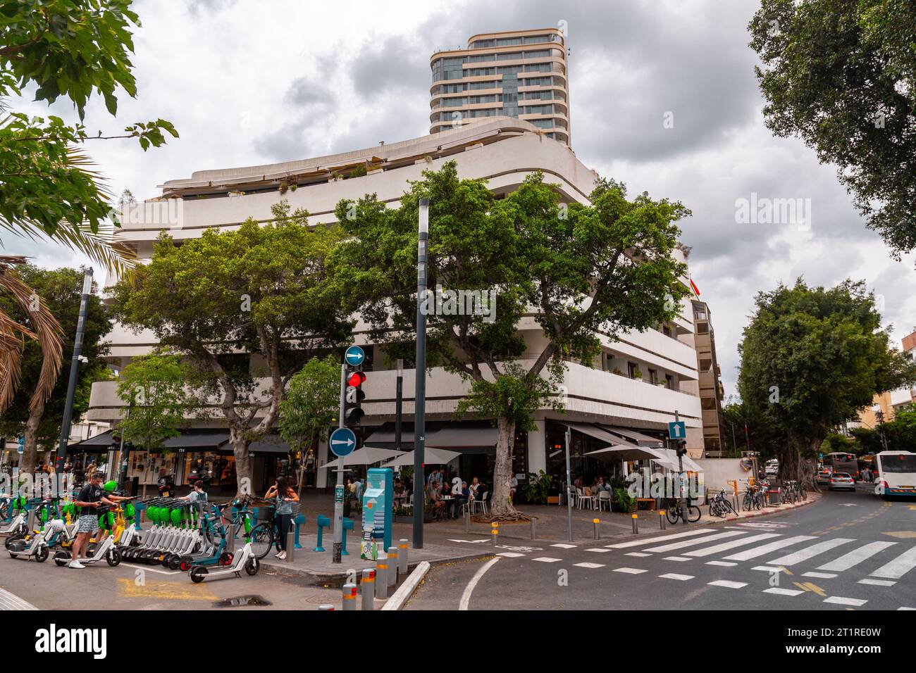 Tel Aviv, Israel - October 2 2023 - Dizengoff Square is an iconic ...