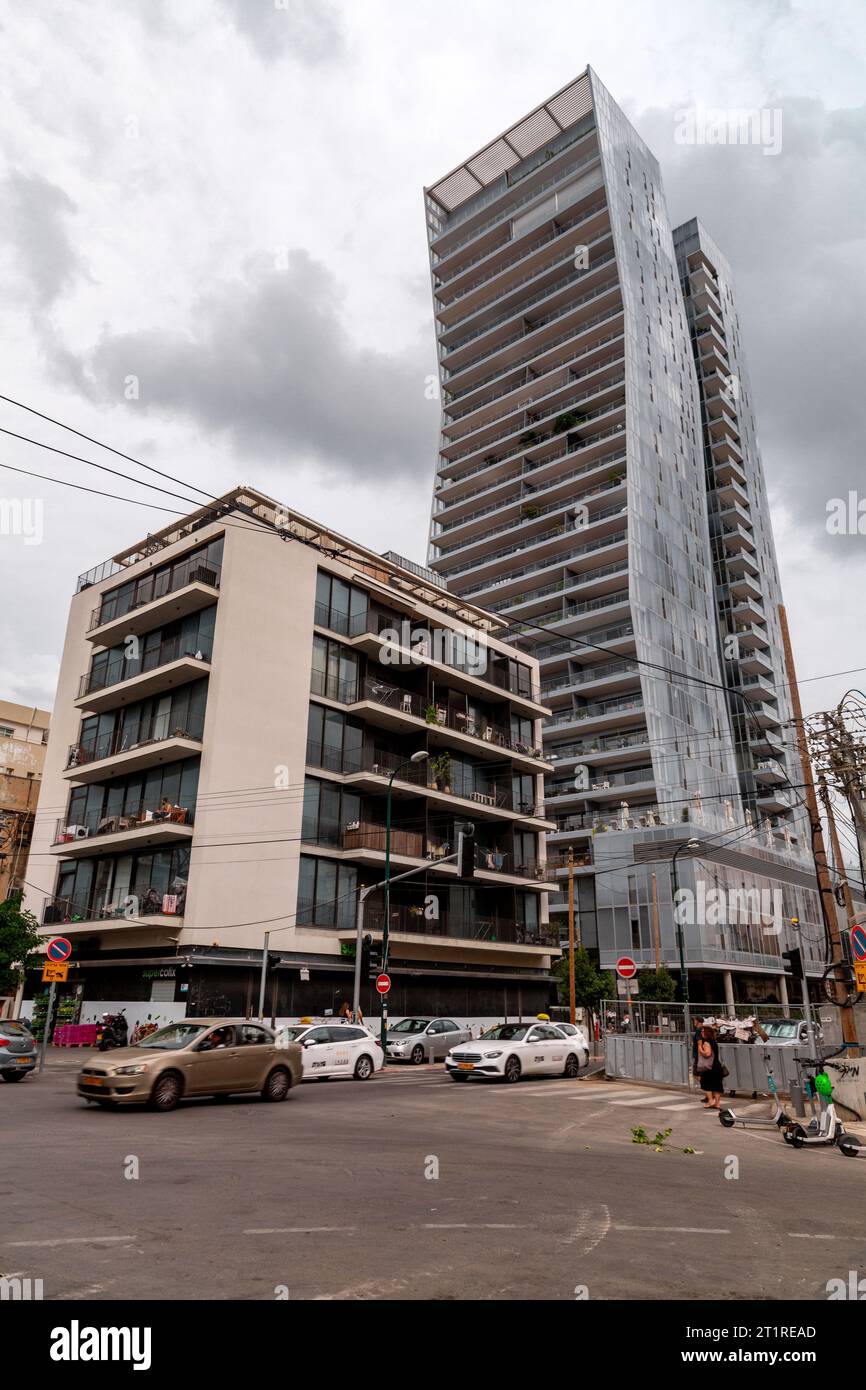 Tel Aviv, Israel - October 2, 2023: Modern skyscrapers in the central ...