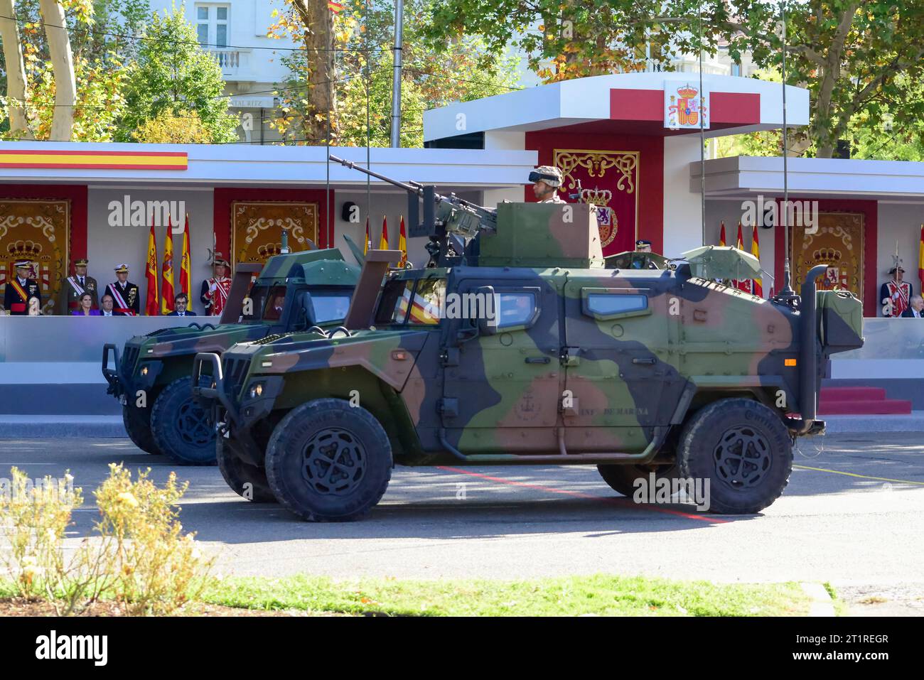 Light fighting vehicle from the mechanised section . Some 4,100 military personnel participated ...
