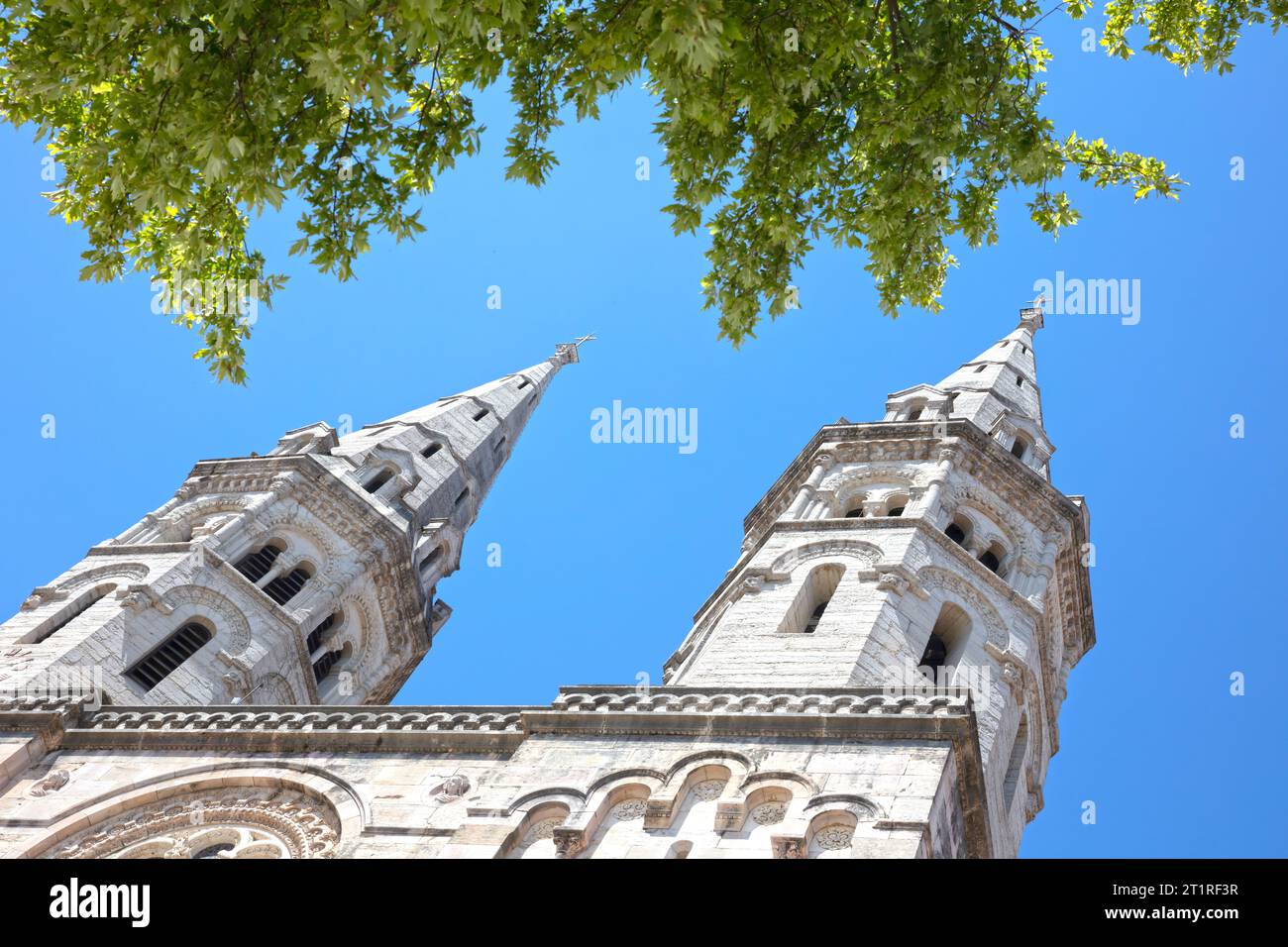 Large Catholic Church in Burgundy, Macon, France Stock Photo - Alamy