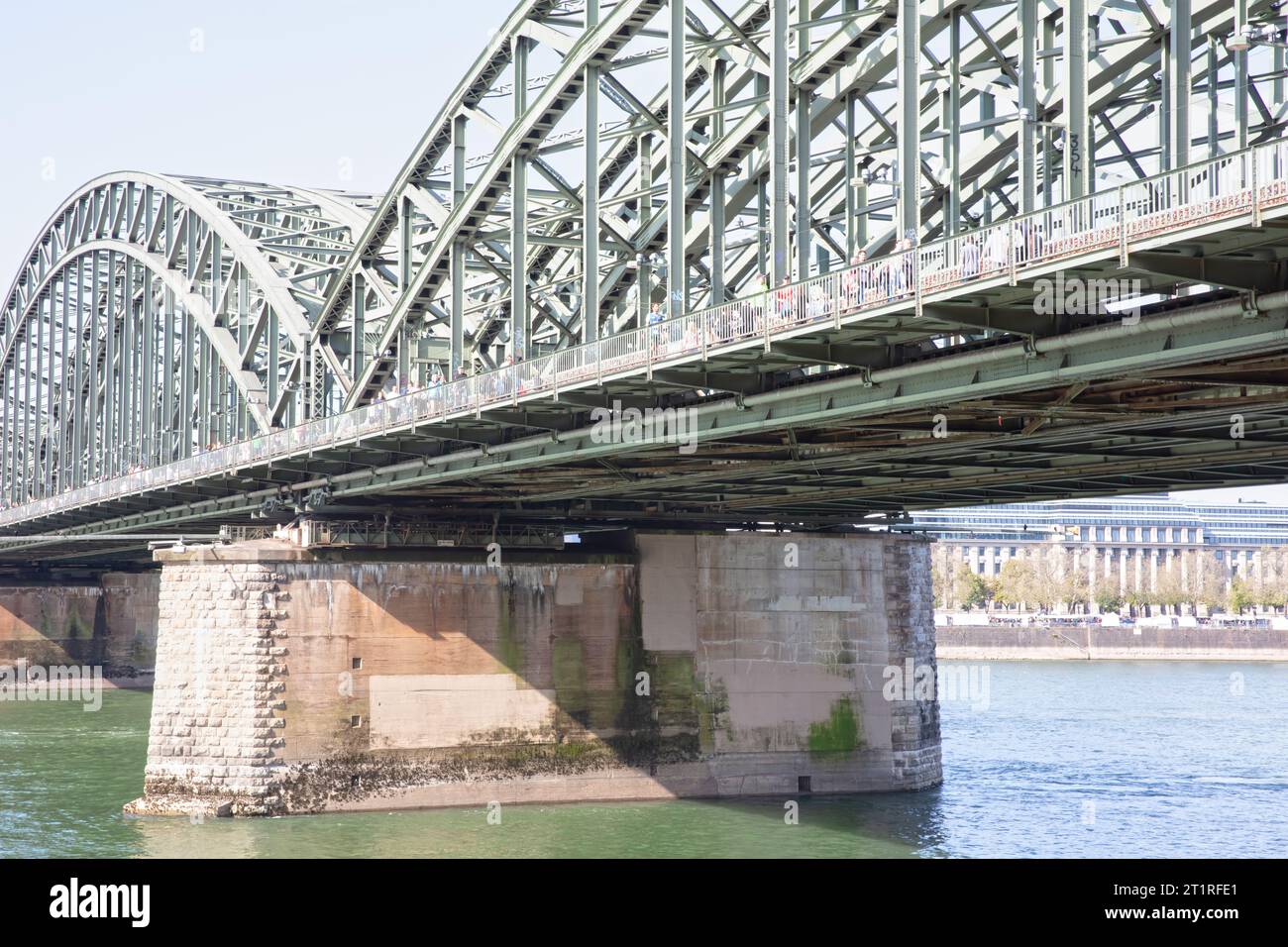 Cologne, Germany on september 30, 2023: Love Locks on the Hohenzollern ...