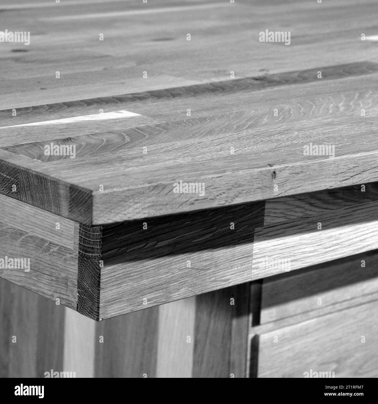 Natural wood black and white background with blurred elements ...