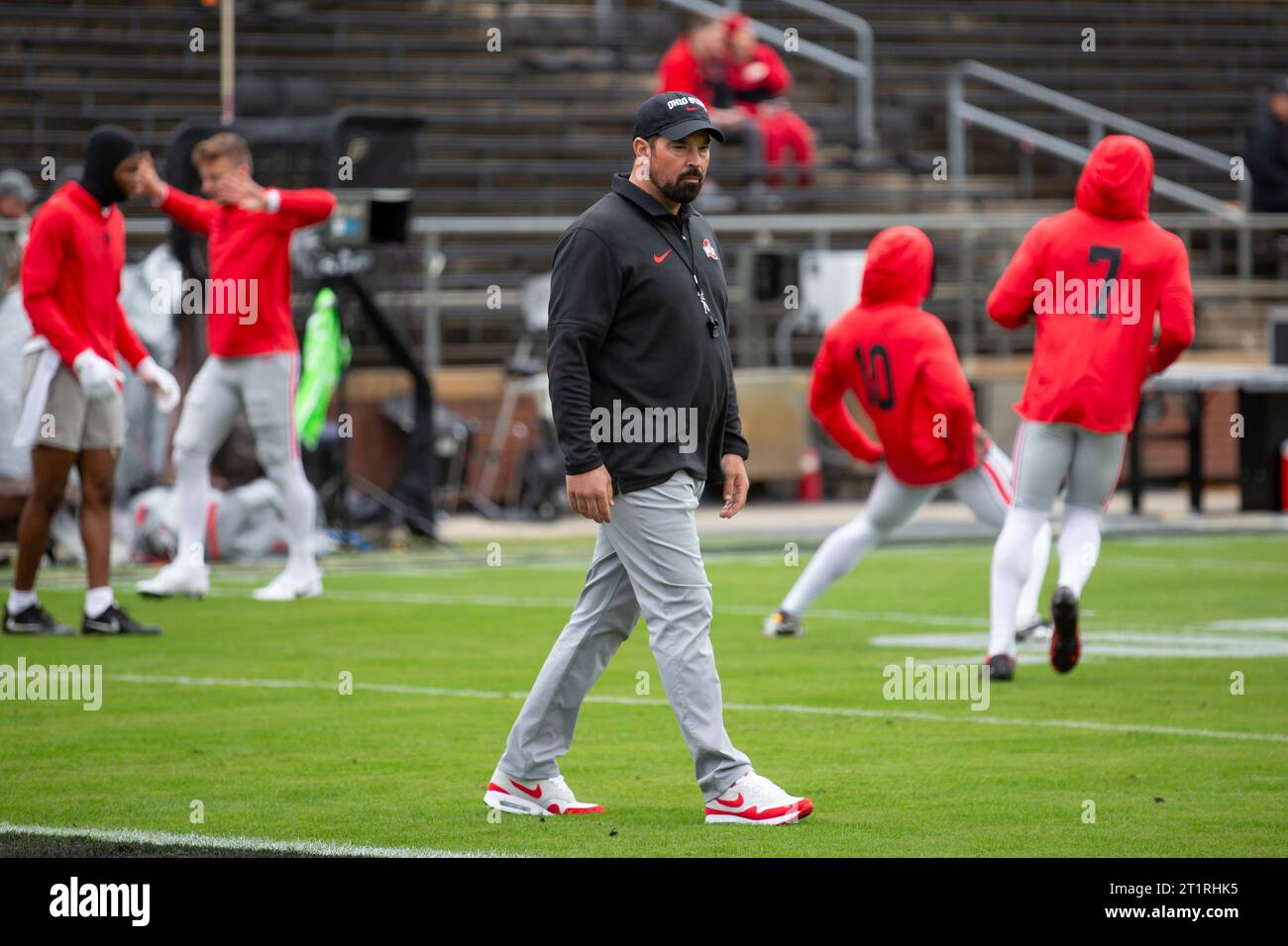 West Lafayette, Indiana, USA. 14th October, 2023. Ohio State head ...
