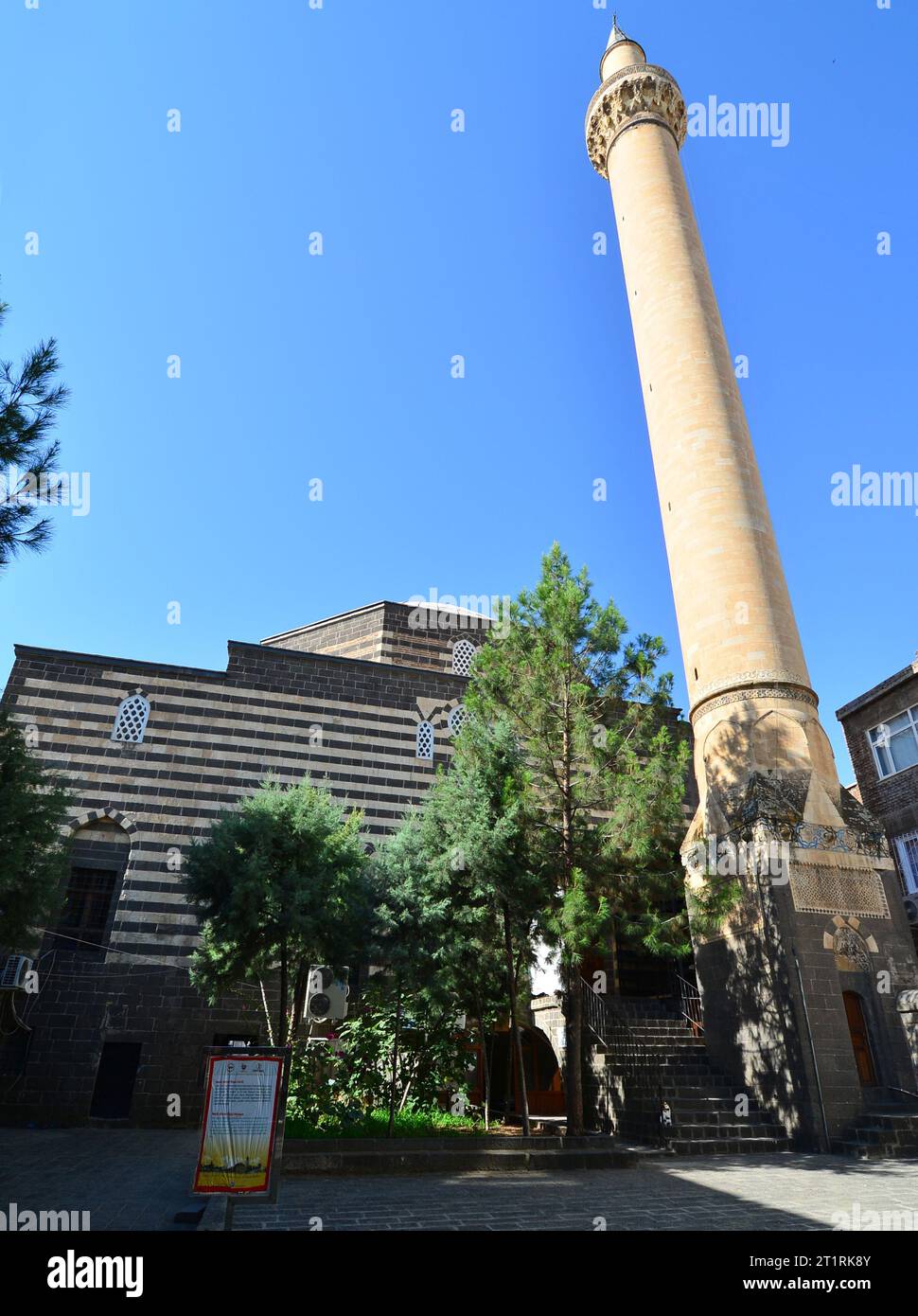 Located in Diyarbakir, Turkey, Behram Pasha Mosque was built in the ...