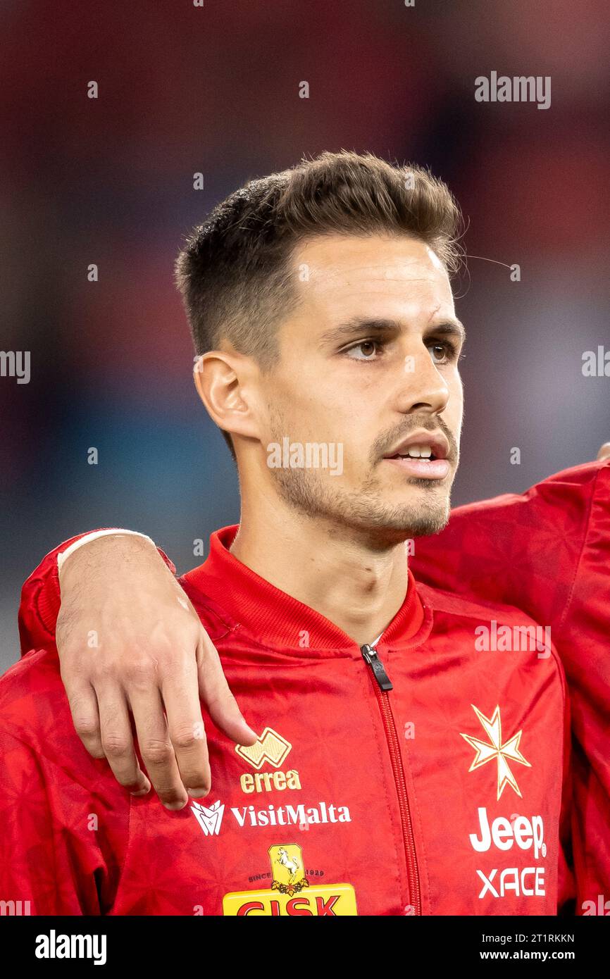 Matthew Guillaumier (Malta) during the UEFA "European Qualifier 2023 ...