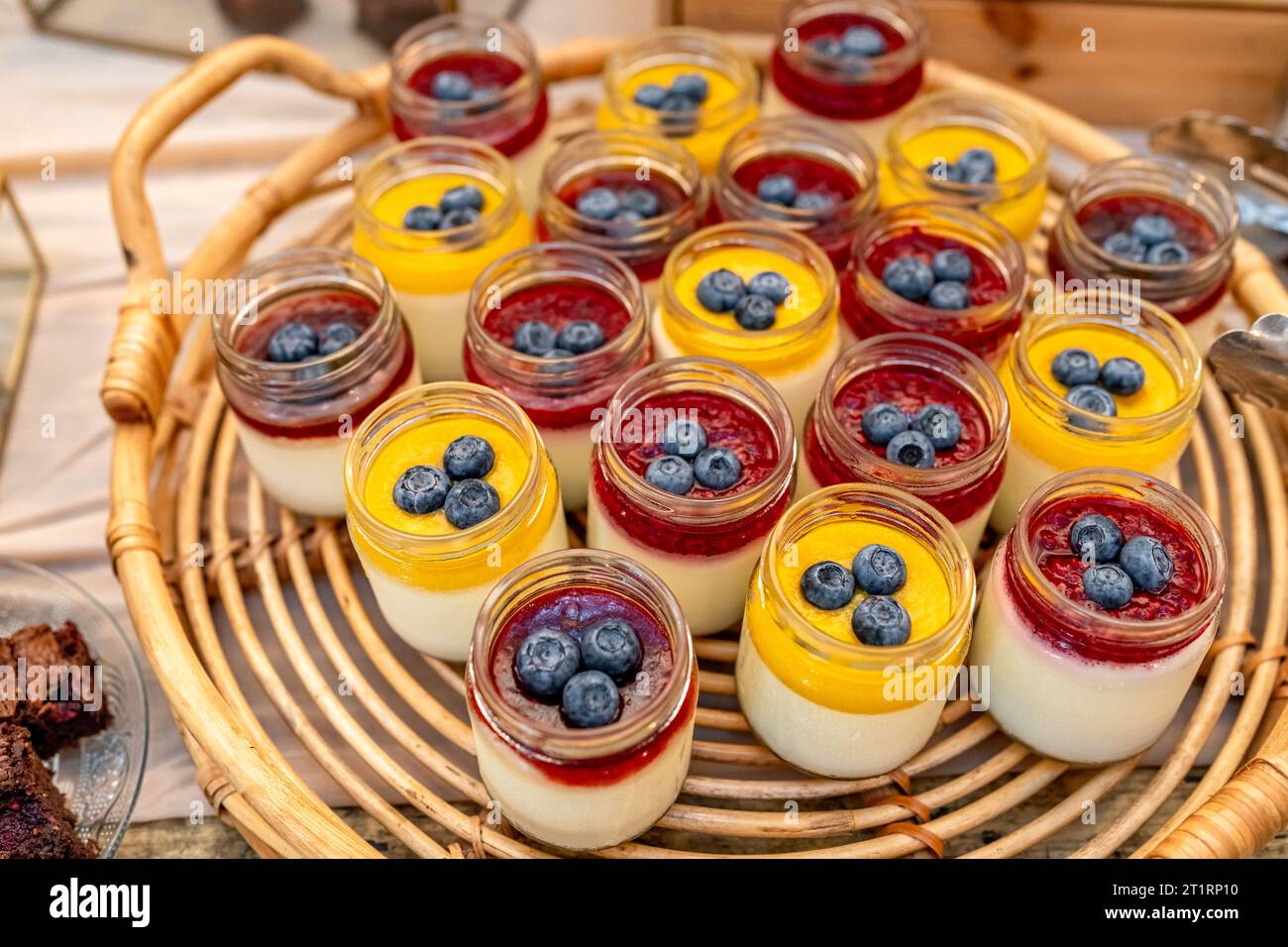 Candy bar wedding buffet blueberries hi-res stock photography and ...