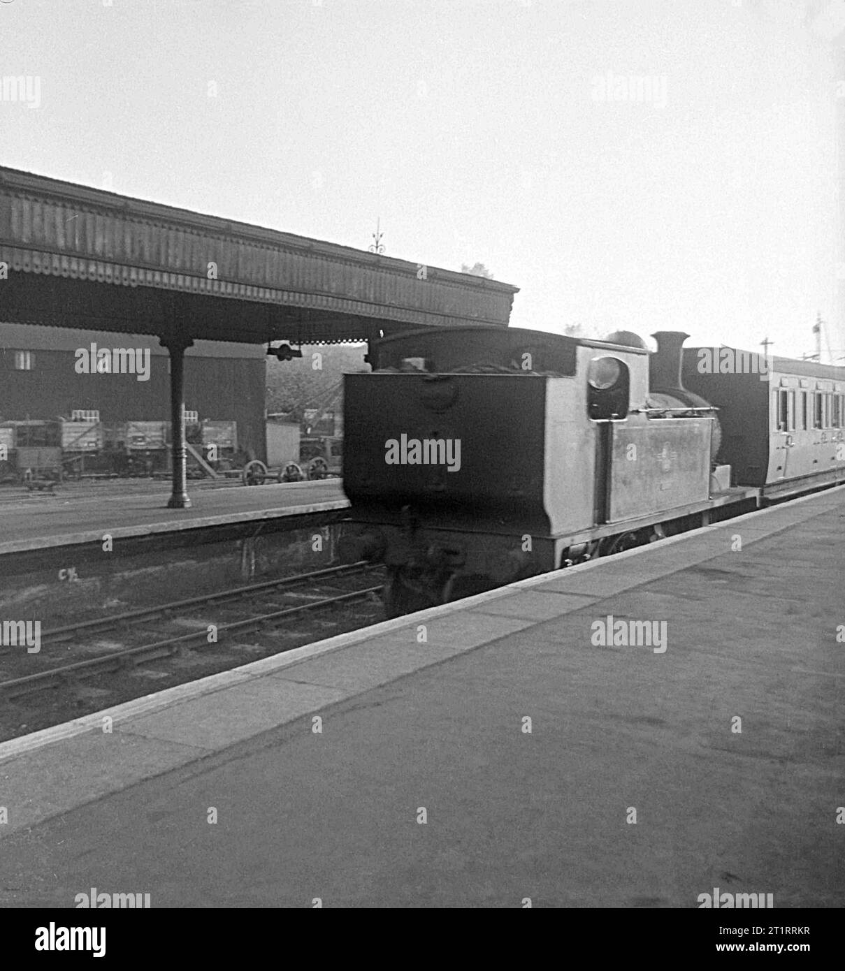 Steam engine photographs on the Isle of White 11th October 1966 Stock ...