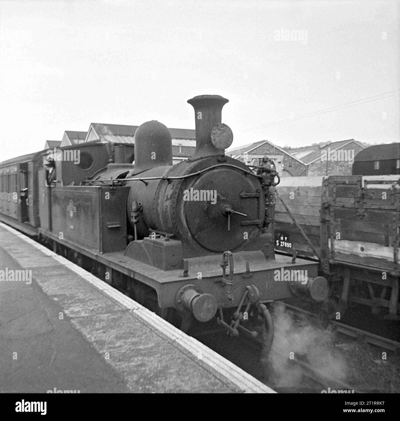 Steam engine photographs on the Isle of White 11th October 1966 Stock ...