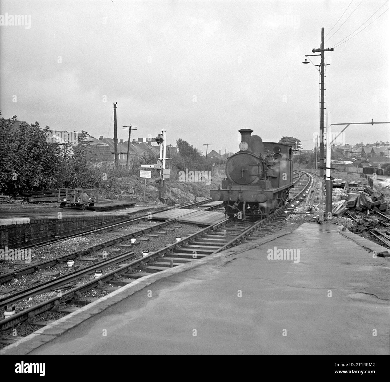 Steam engine photographs on the Isle of White 11th October 1966 Stock ...