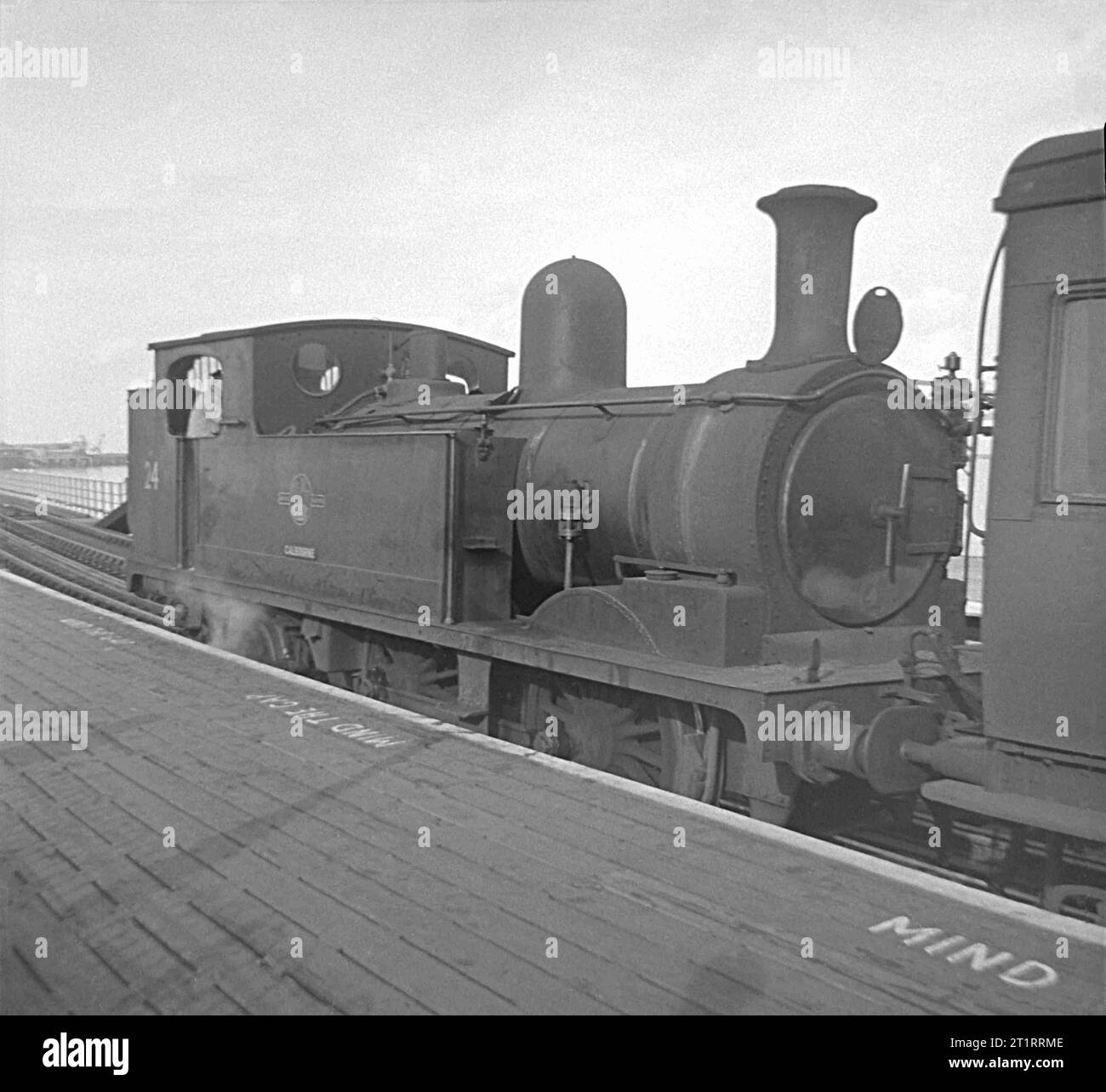 Steam engine photographs on the Isle of White 11th October 1966 Stock ...