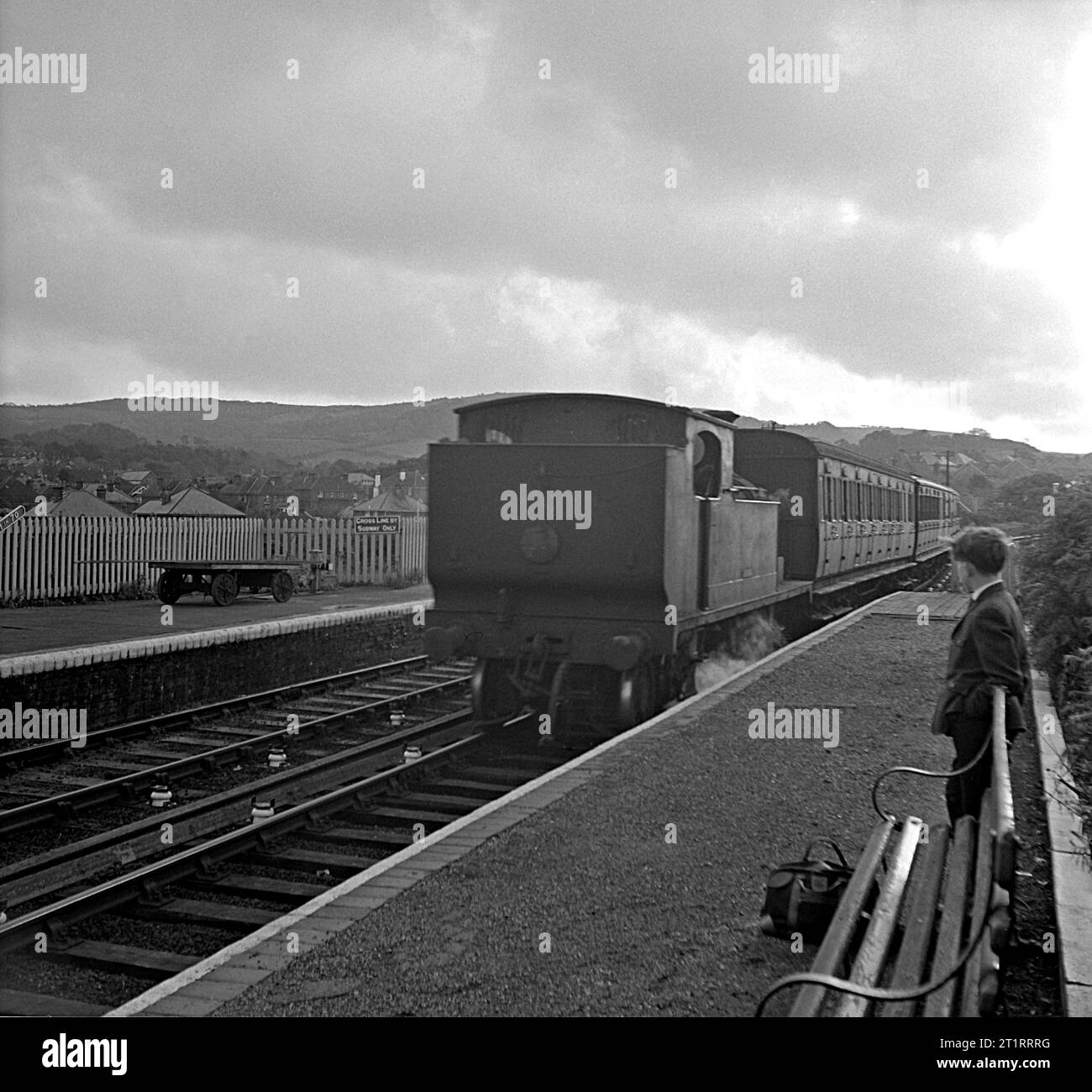 Steam engine photographs on the Isle of White 11th October 1966 Stock ...