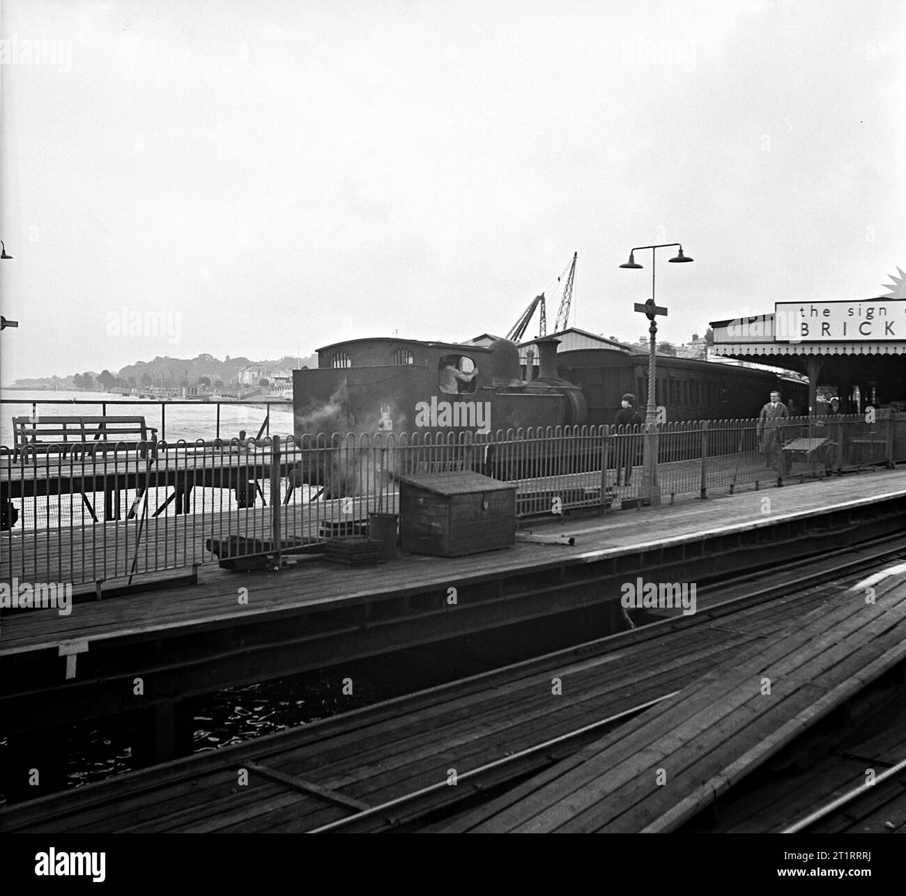 Steam engine photographs on the Isle of White 11th October 1966 Stock ...