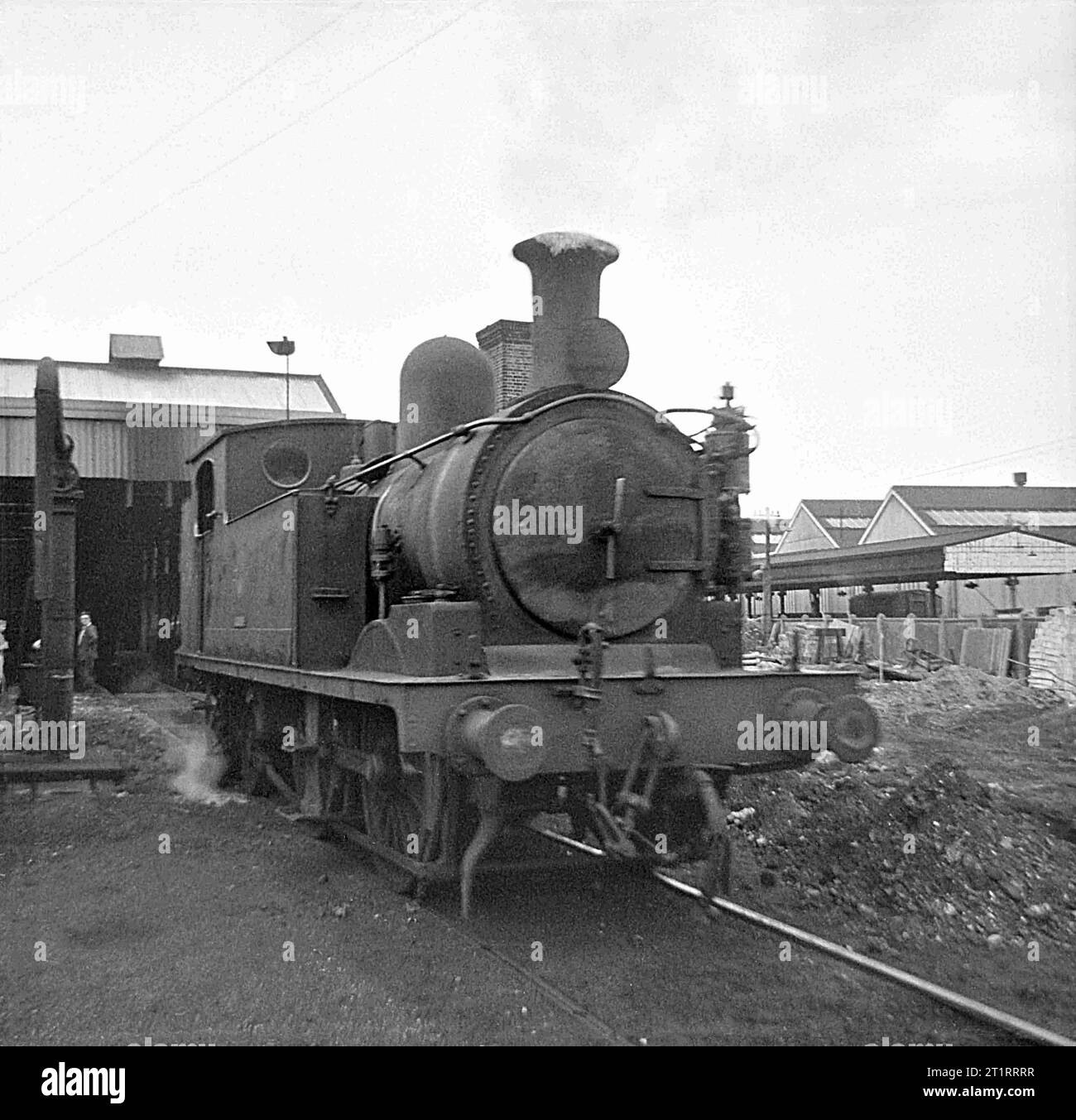 Steam engine photographs on the Isle of White 11th October 1966 Stock ...