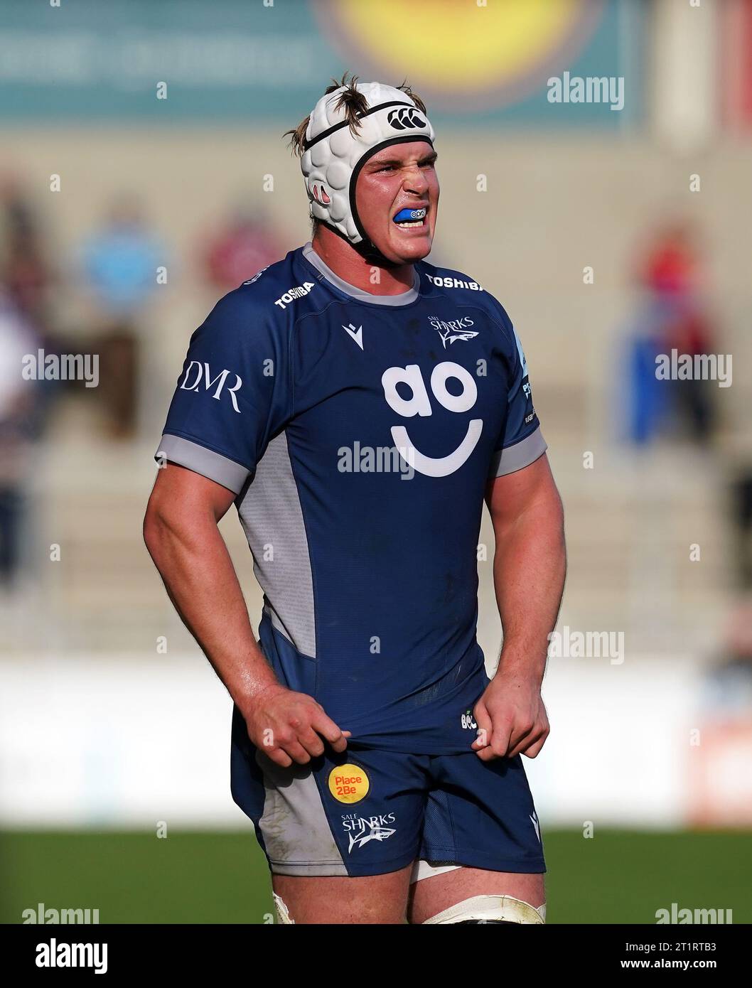 Sale Sharks' Ernst van Rhyn during the Gallagher Premiership match at ...