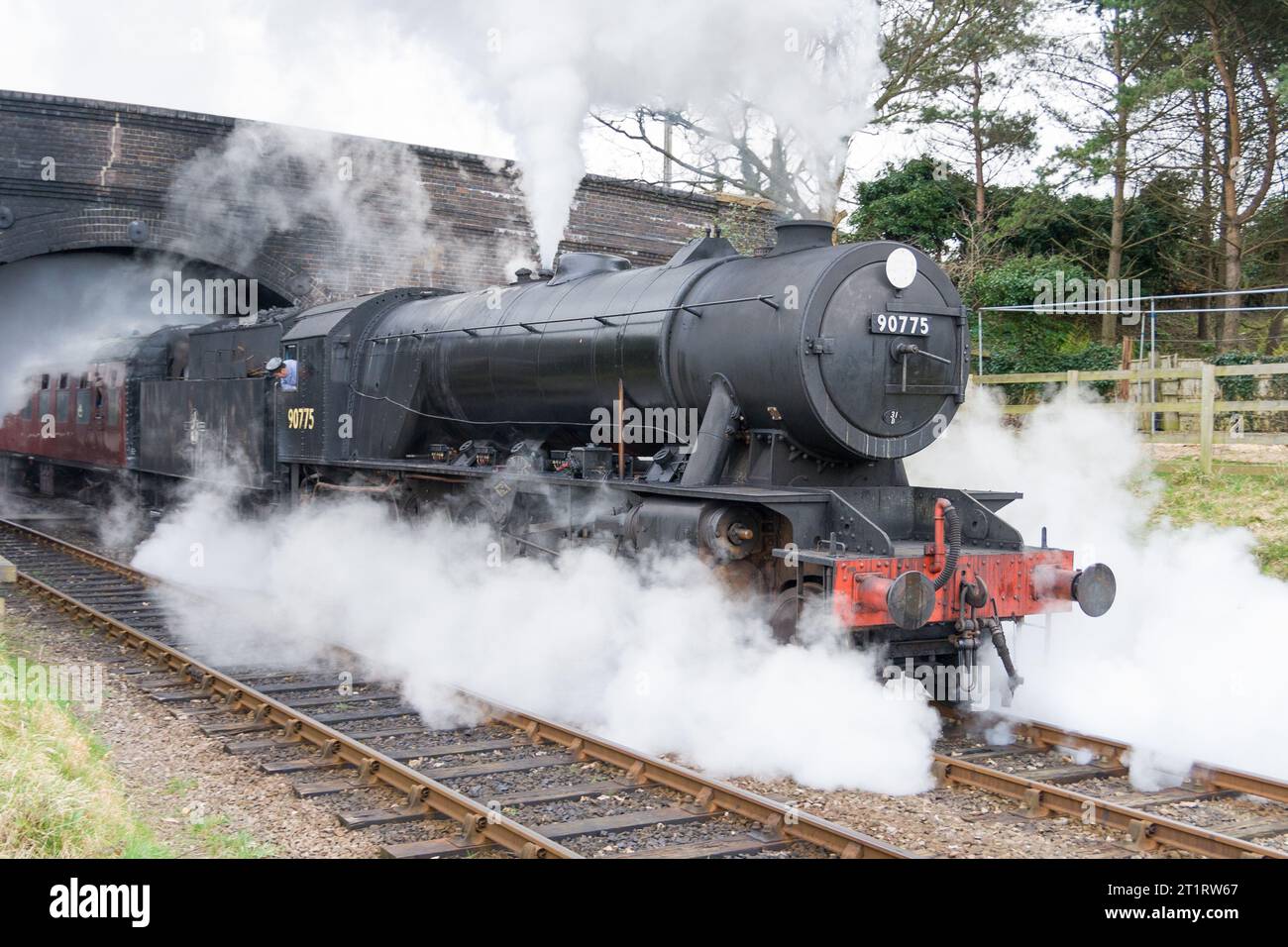 Steam train on the North Norfolk Railway Stock Photo - Alamy
