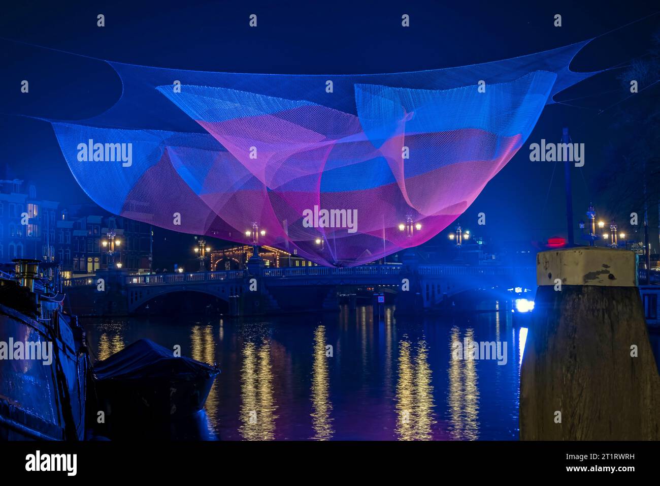 Amsterdam light festival bridge hi-res stock photography and images - Alamy