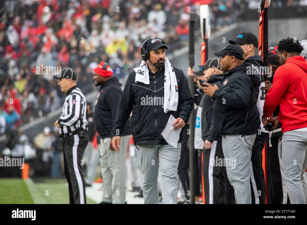 West Lafayette, Indiana, USA. 14th October, 2023. Ohio State head ...