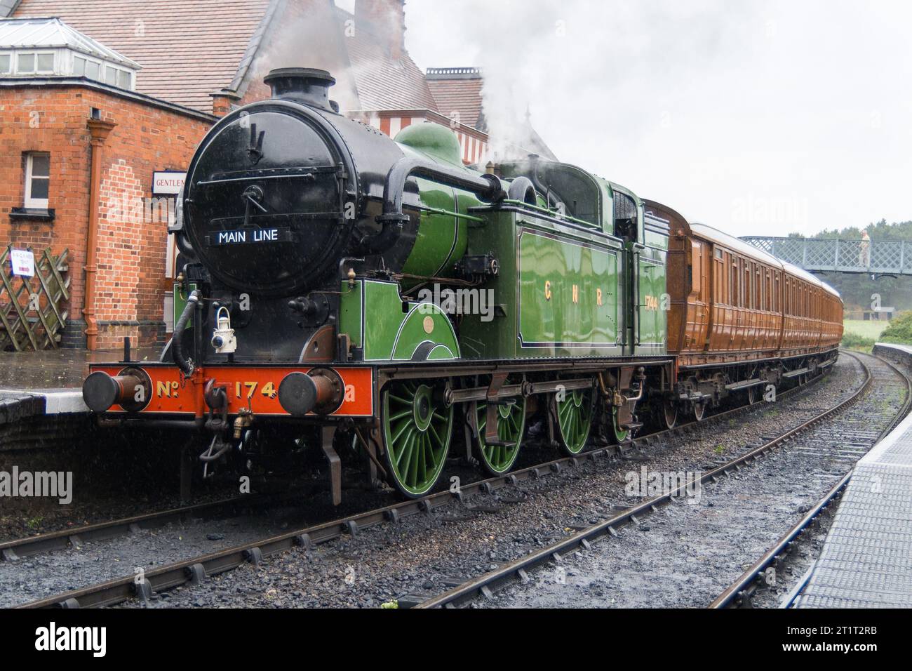 Steam train on the North Norfolk Railway Stock Photo - Alamy