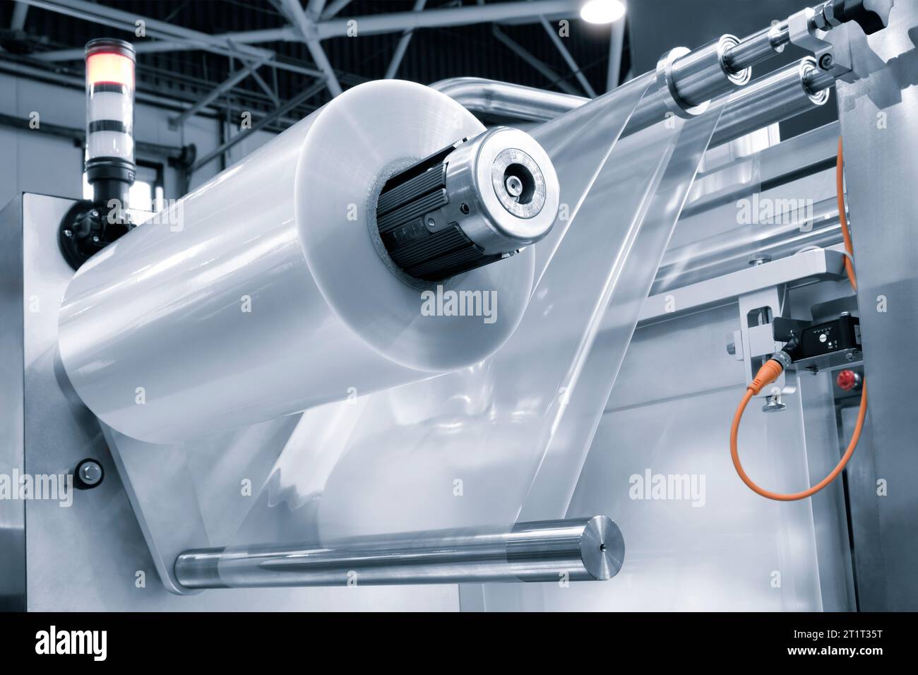 Automatic polyethylene plastic bag production machine with lighting ...