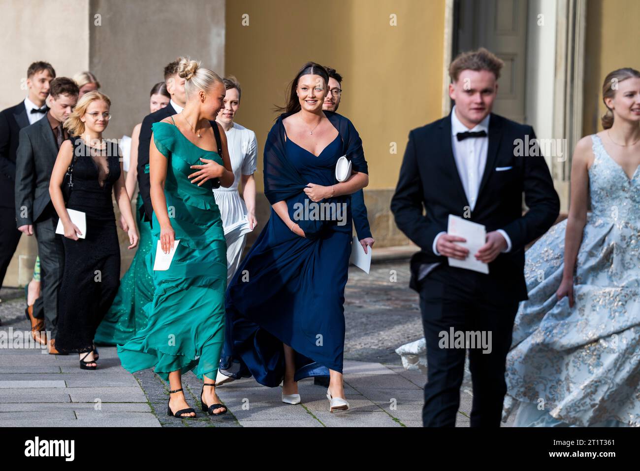 Guests arrive for Prince Christian's 18th birthday, which is celebrated ...