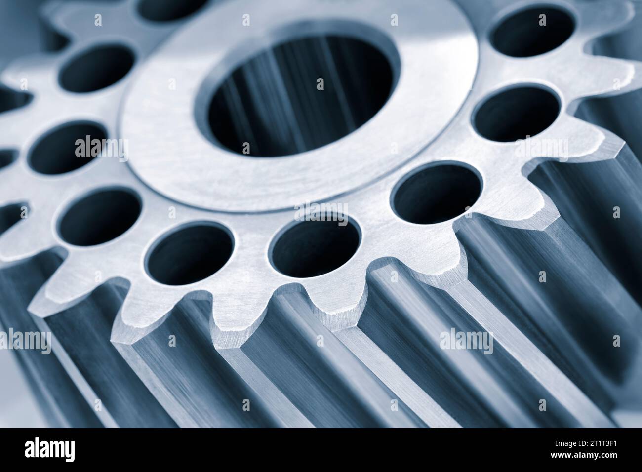 Engine gear wheels, industrial background Stock Photo - Alamy