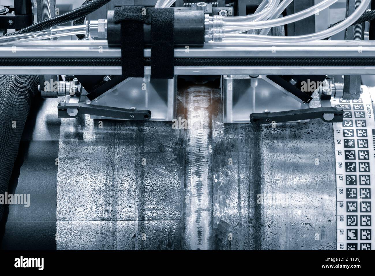 Ultrasonic and X-ray industrial equipment for testing the quality of a ...