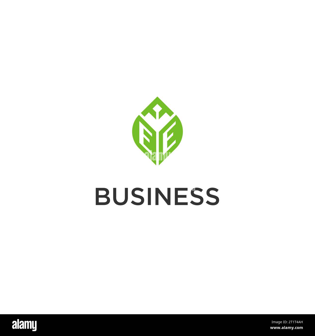 EE monogram with leaf logo design ideas, creative initial letter logo ...