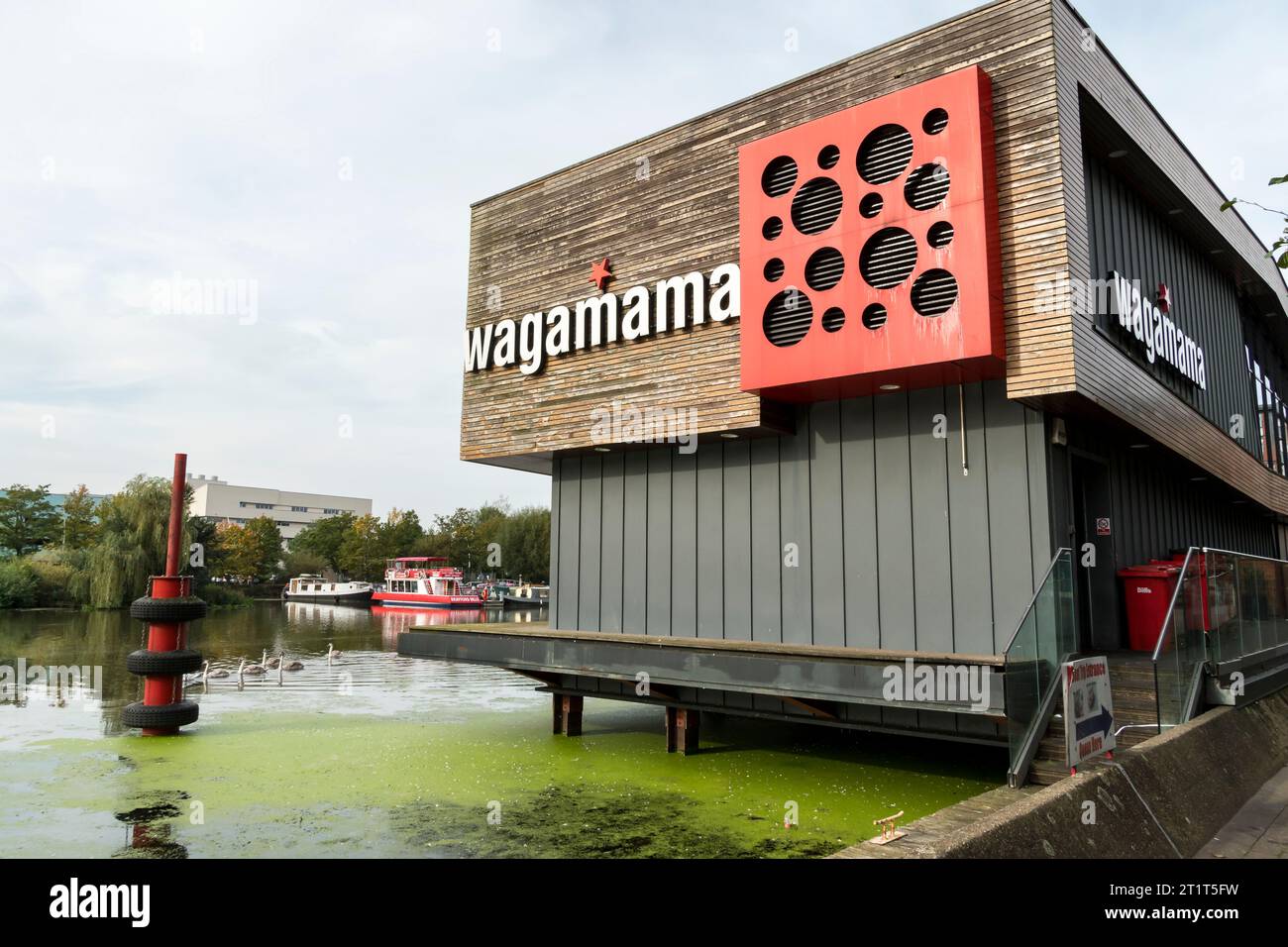 Wagamama restaurant brayford wharf north hi-res stock photography and ...