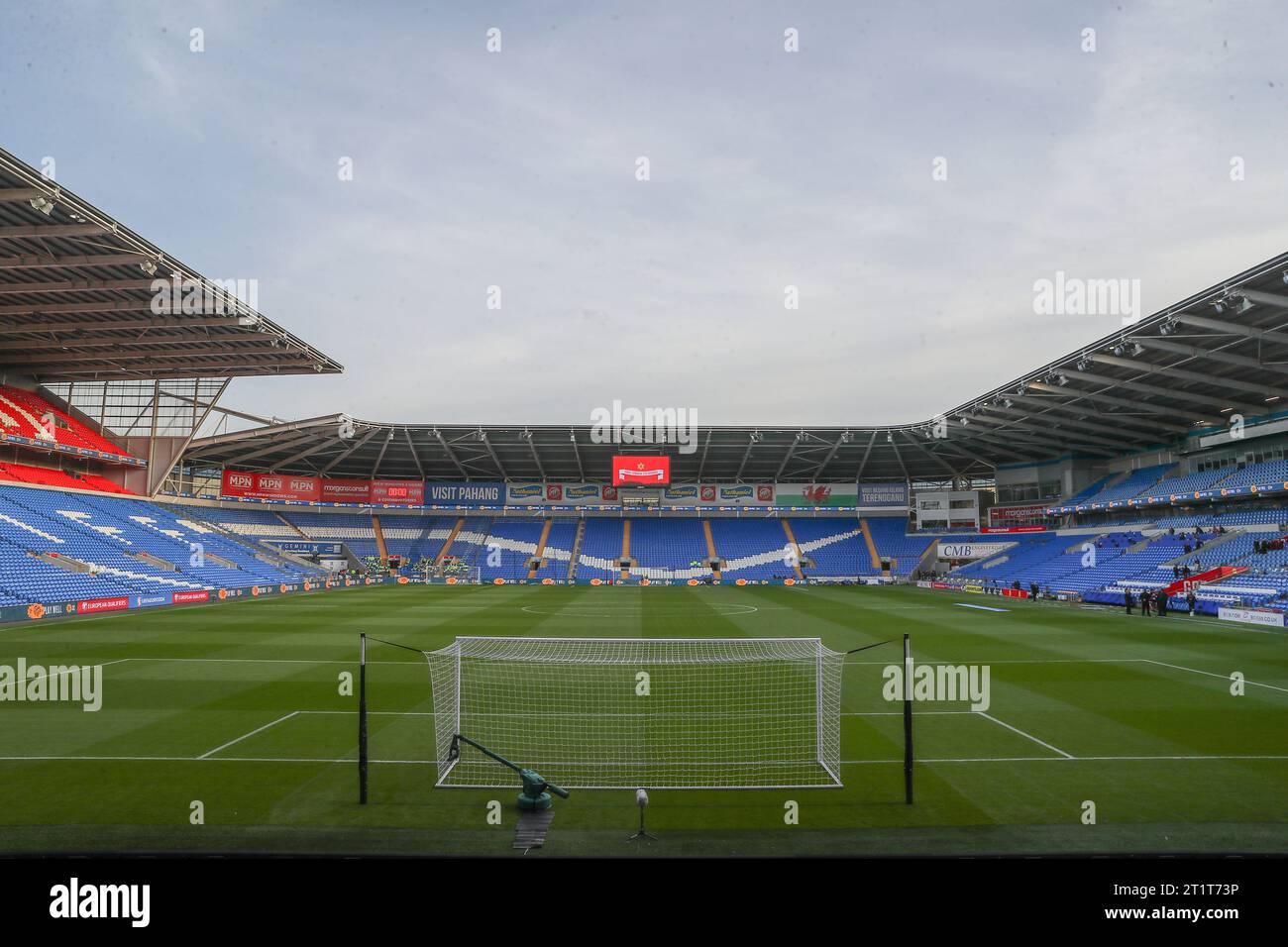 A general view inside of Cardiff City Stadium, ahead of the UEFA Euro ...