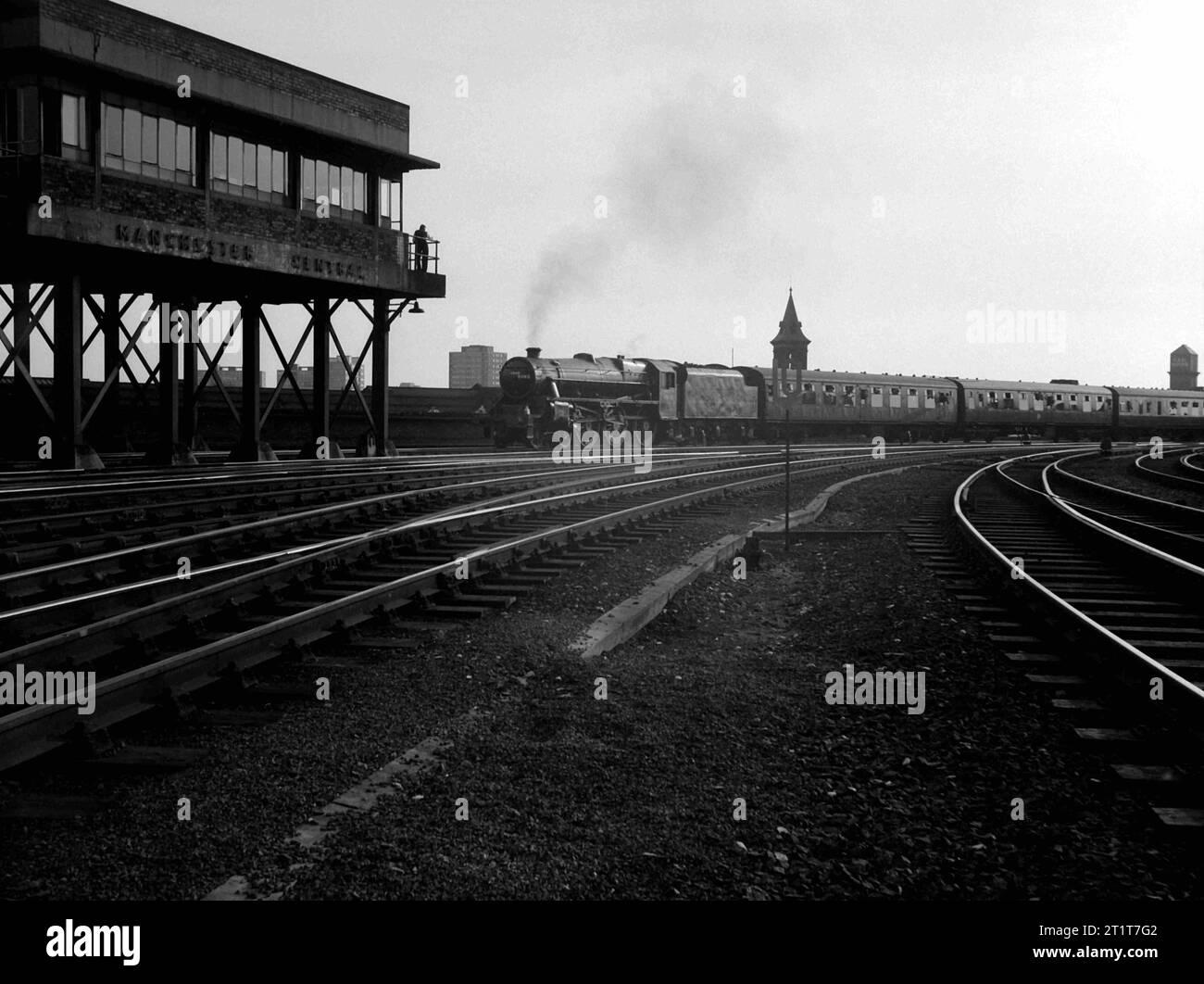 Manchester steam from 1968. 45330,44910,44809 and 45110 at Manchester ...
