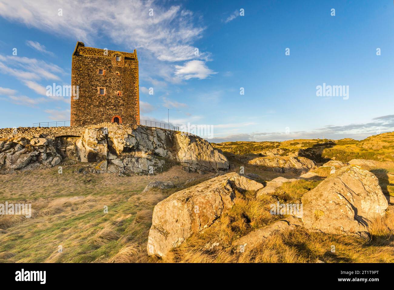 Smailholm Tower in the Scottish Borders Stock Photo - Alamy