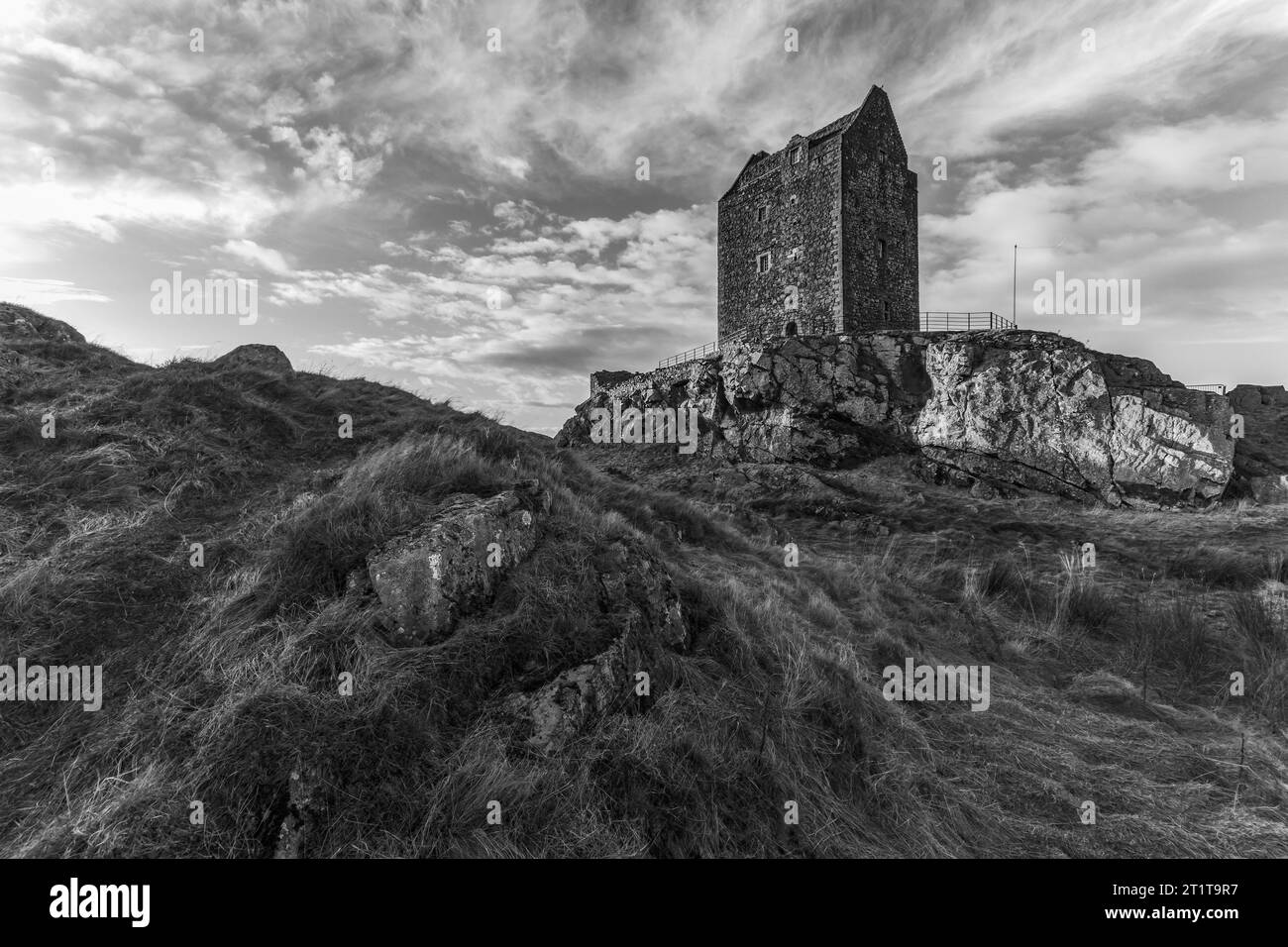 Smailholm Tower in the Scottish Borders Stock Photo - Alamy