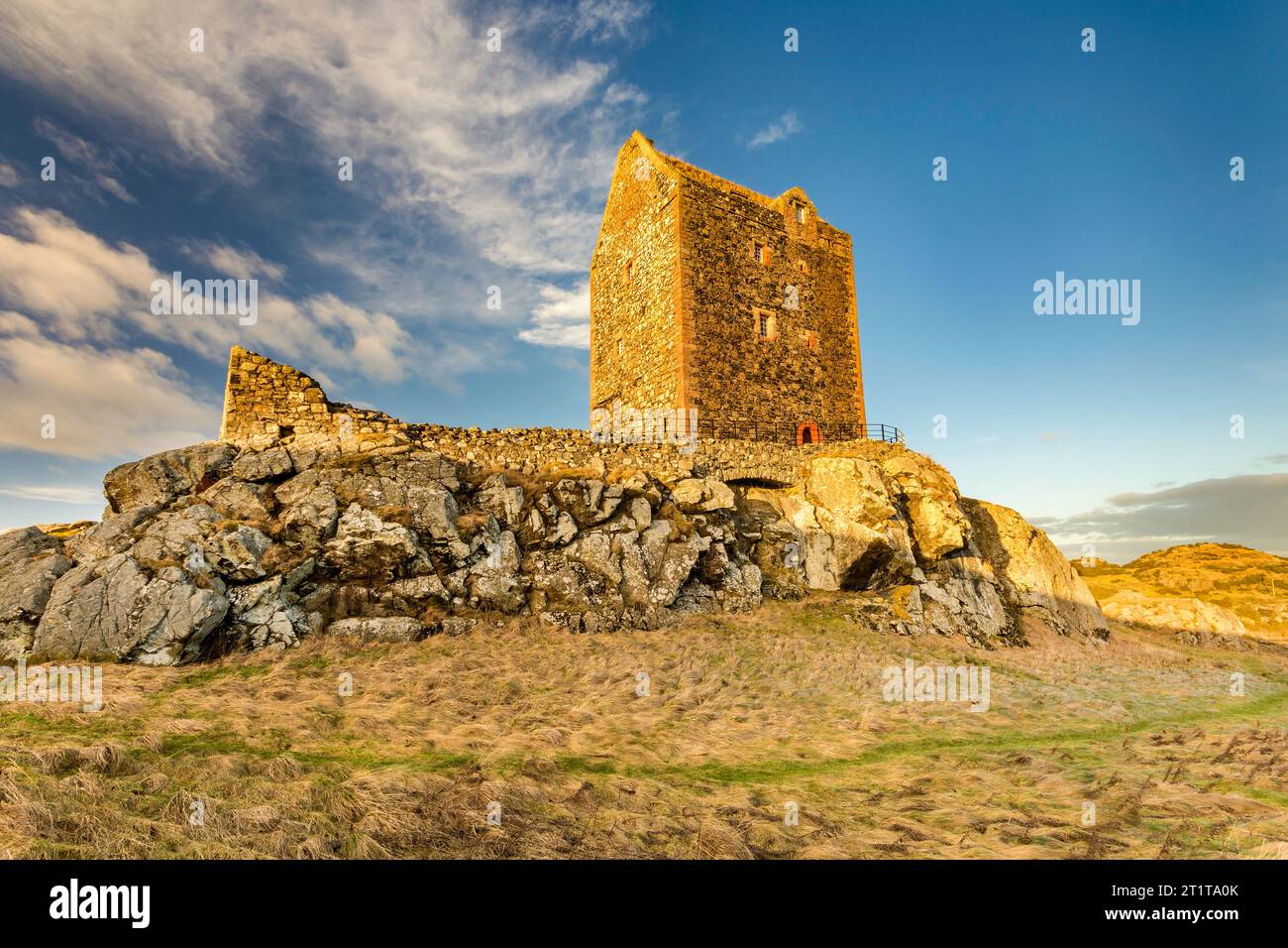 Smailholm Tower in the Scottish Borders Stock Photo - Alamy