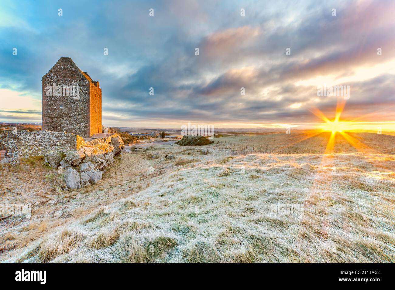 Smailholm Tower in the Scottish Borders Stock Photo - Alamy