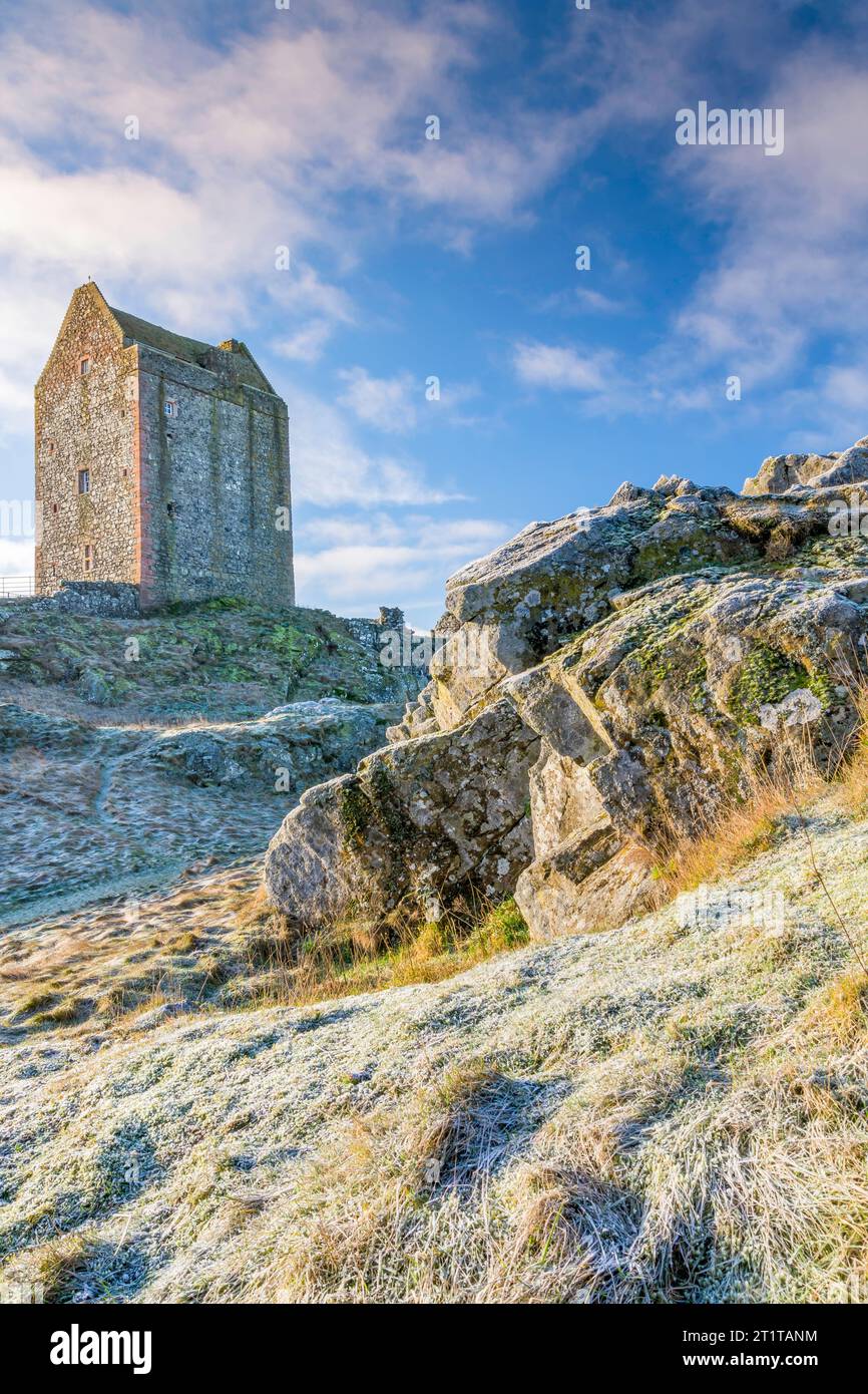 Smailholm Tower in the Scottish Borders Stock Photo - Alamy